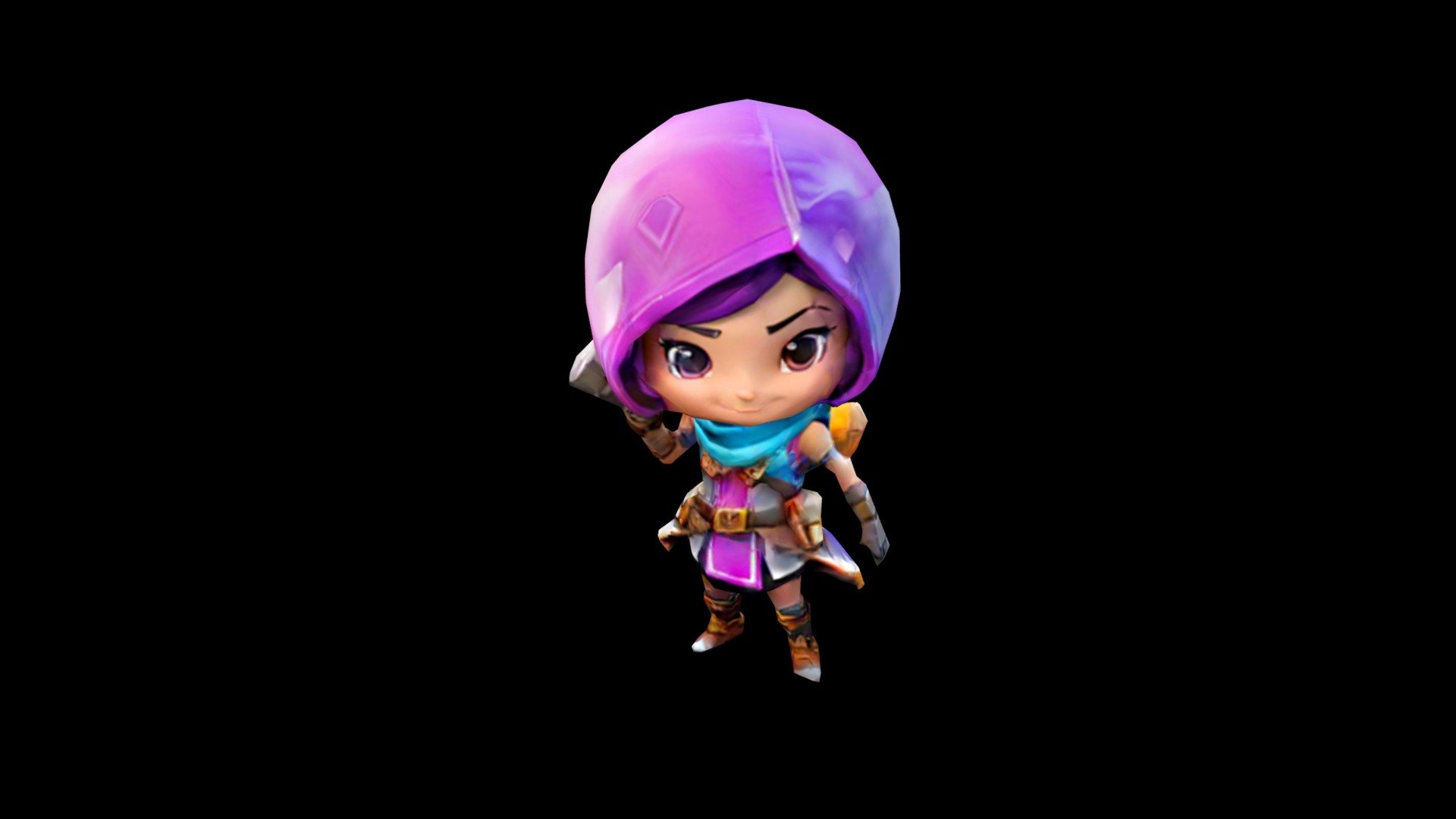"The Vibrant Adventures of Violet the Toy in Pin - Download Free 3D ...