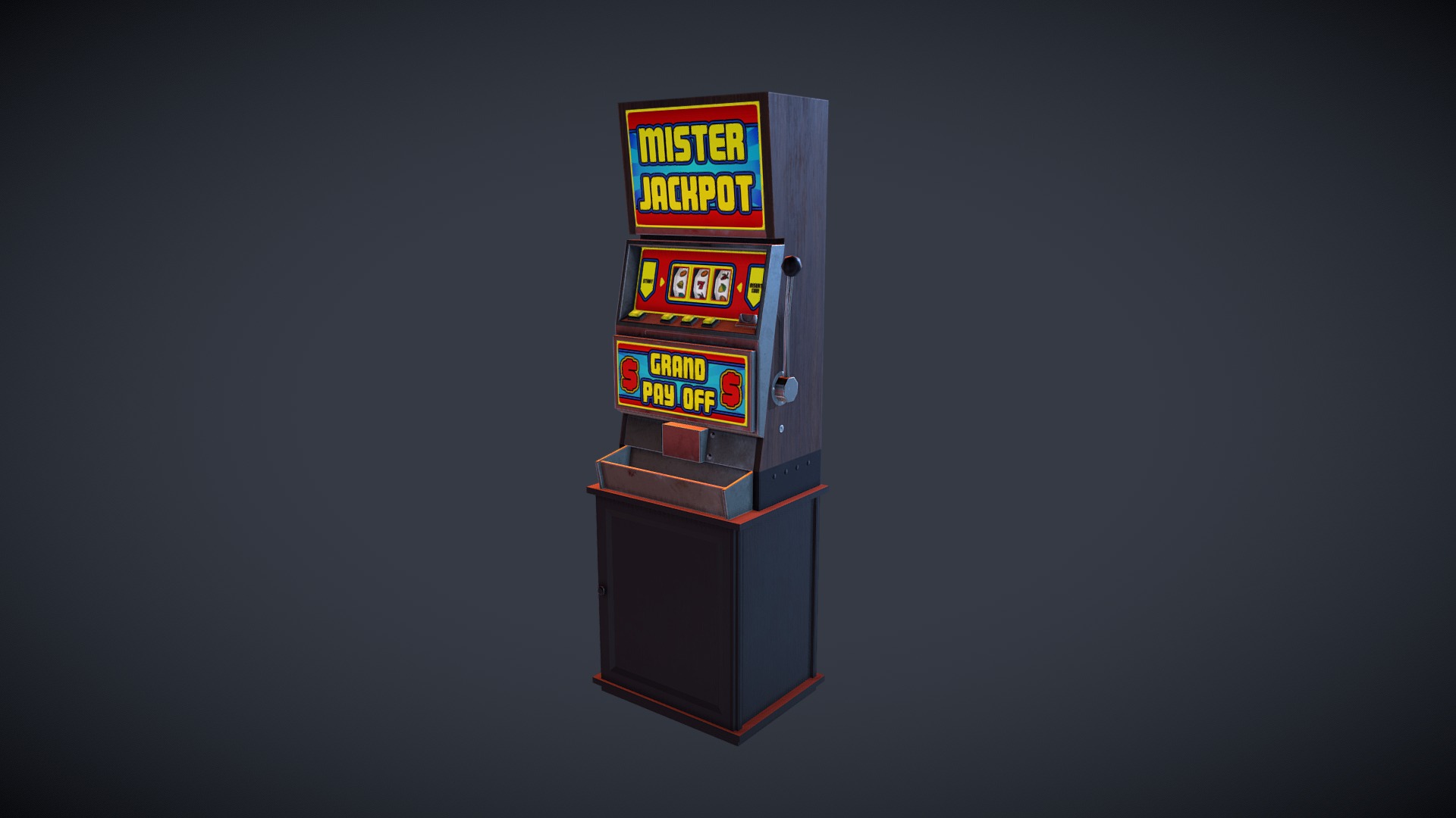 Classic Slot Machine - 3D model by Staralfar [15ff78a] - Sketchfab