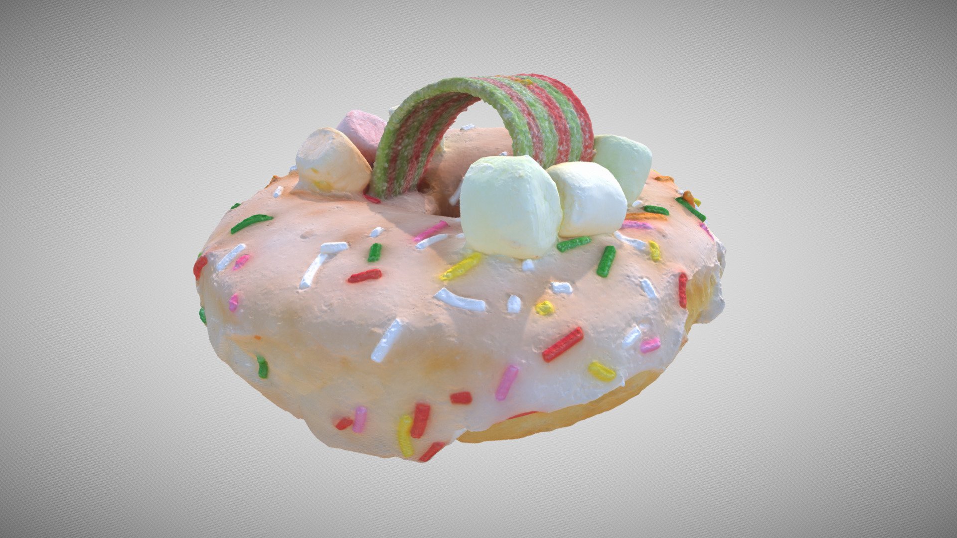 Donut 3D Scan Rainbow 1.45 M Poly 8K Texture - Buy Royalty Free 3D ...