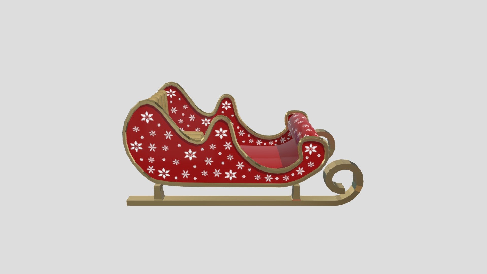 Sleigh - Download Free 3D model by Naveen Himal (@naveenhimal) [1601ca6 ...
