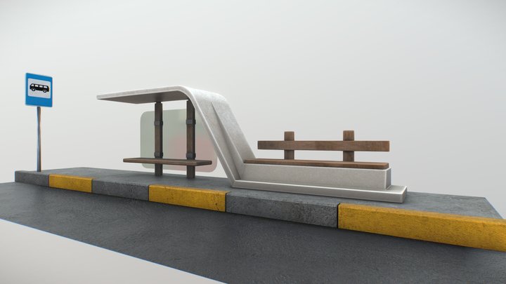 Busstop 3D models - Sketchfab