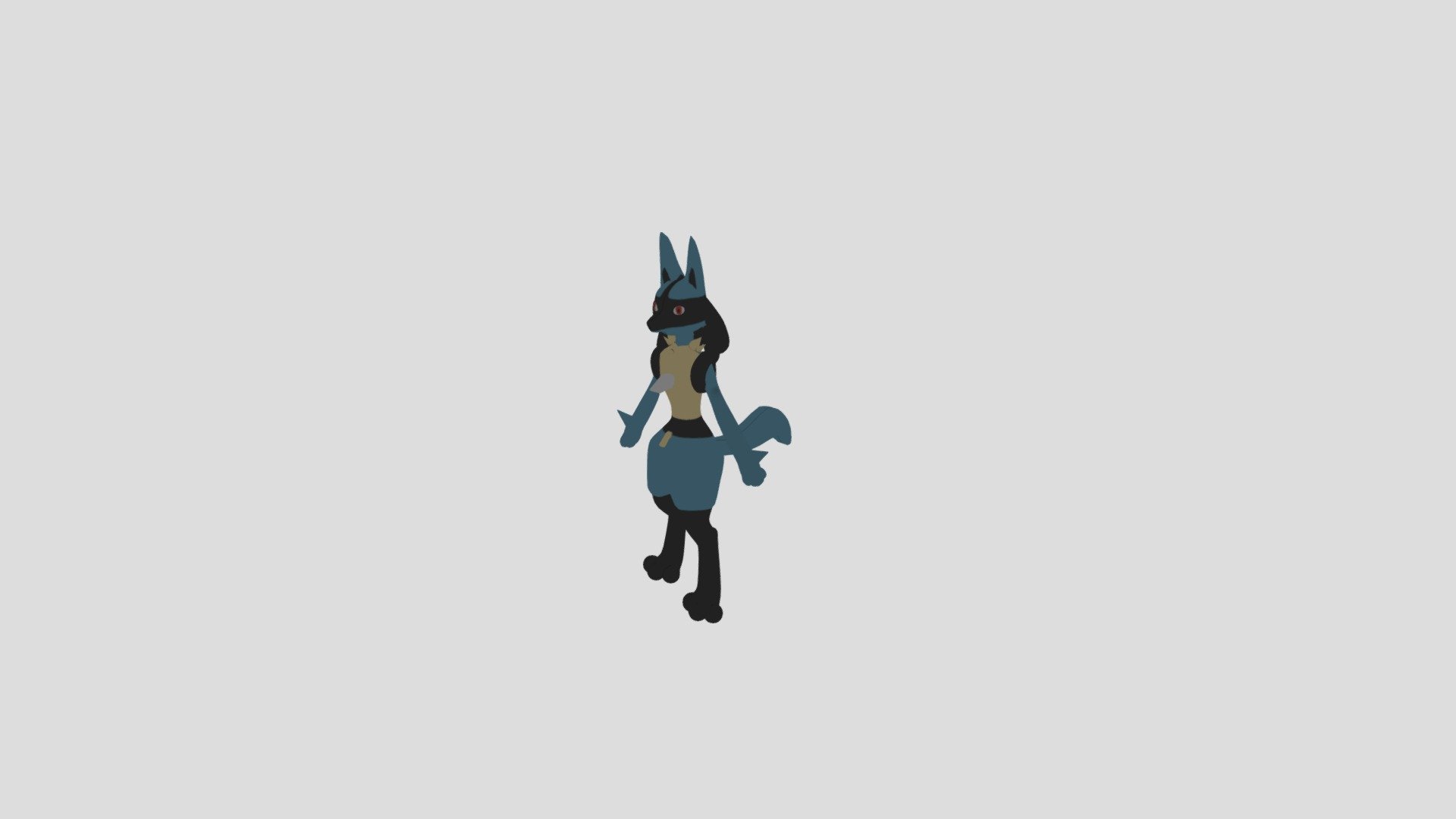 Lucario - 3D model by Dalejo505 [1604c7a] - Sketchfab