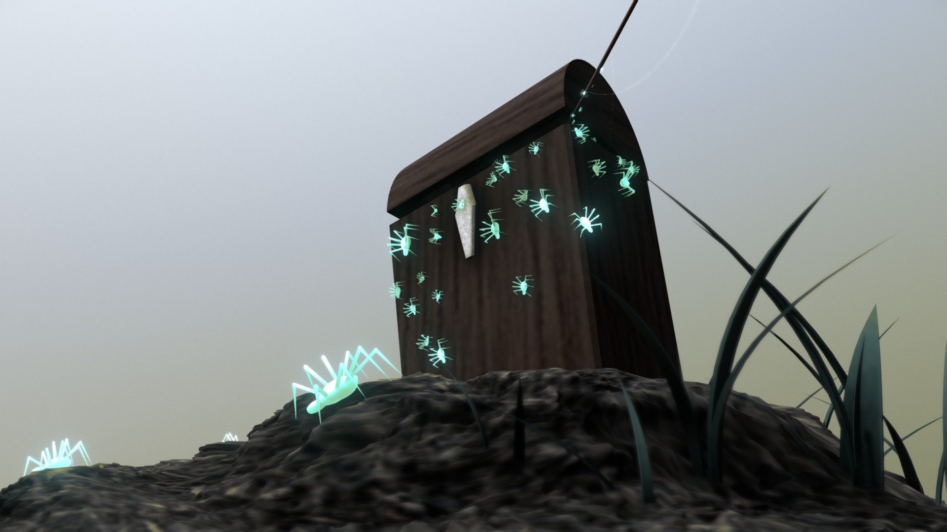 Spider's chest - 3D model by zanygoat [160678a] - Sketchfab