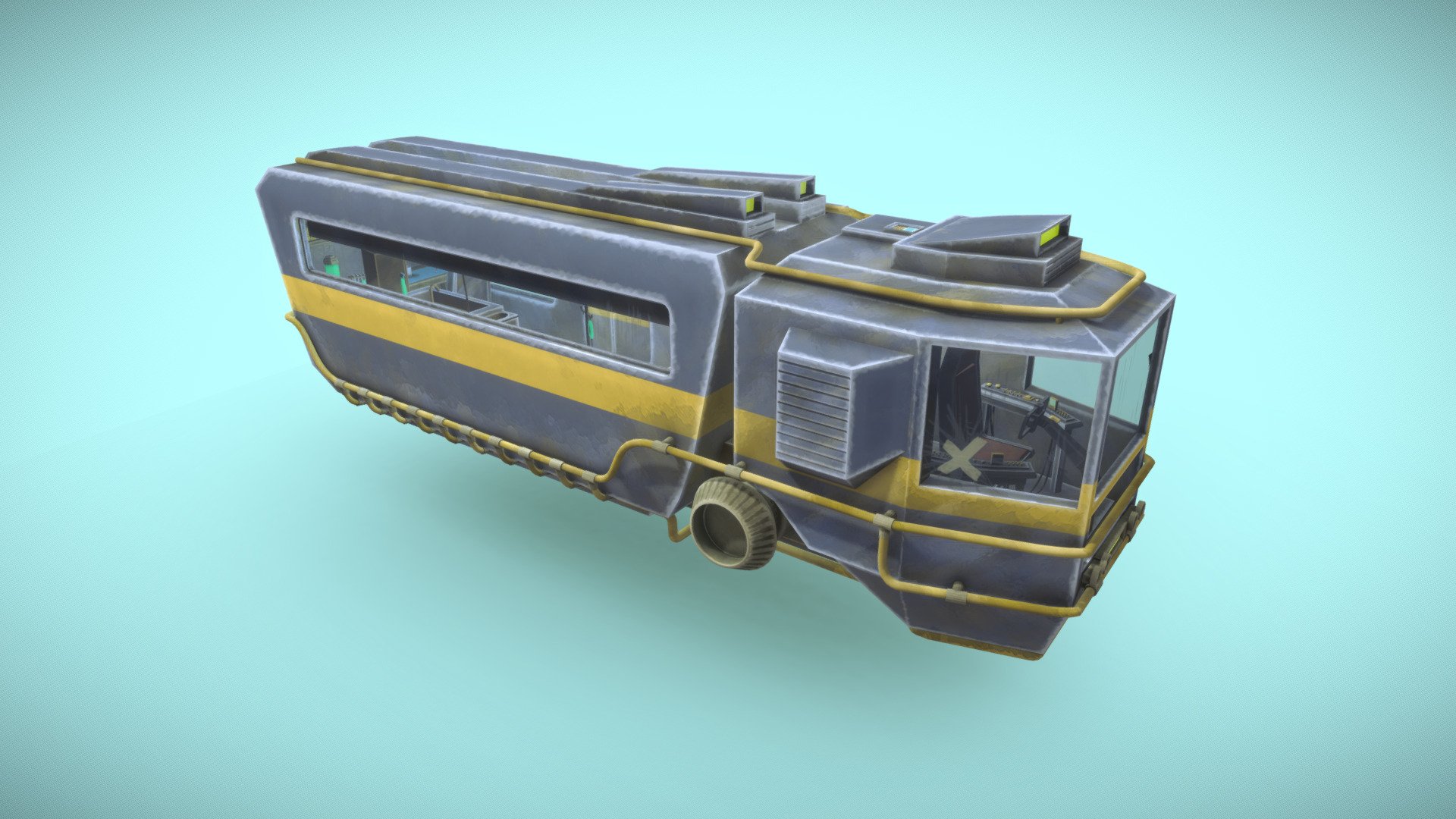 Itinerant lab - Concept Vehicle - Download Free 3D model by Thomas ...