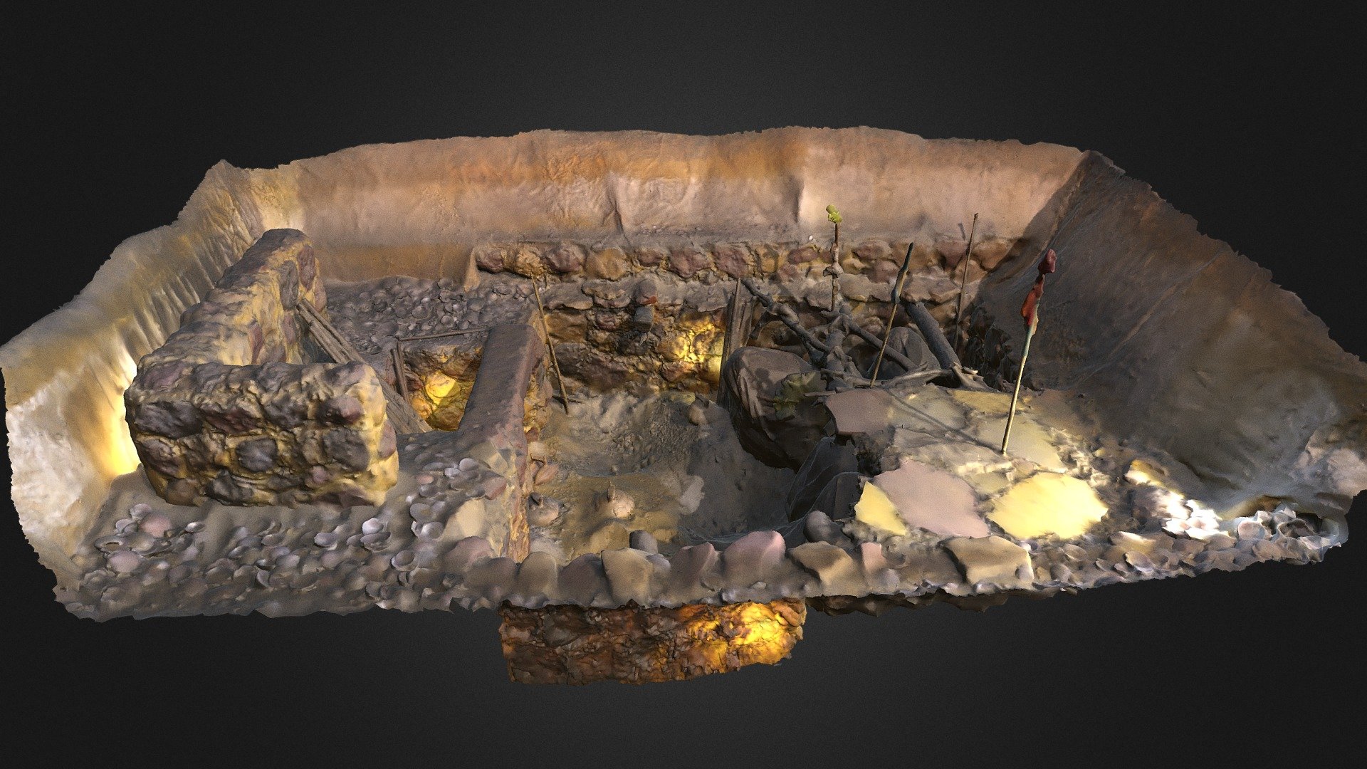 Tumba Necropolis Cultura Paracas - 3D model by Ministerio de Cultura ...
