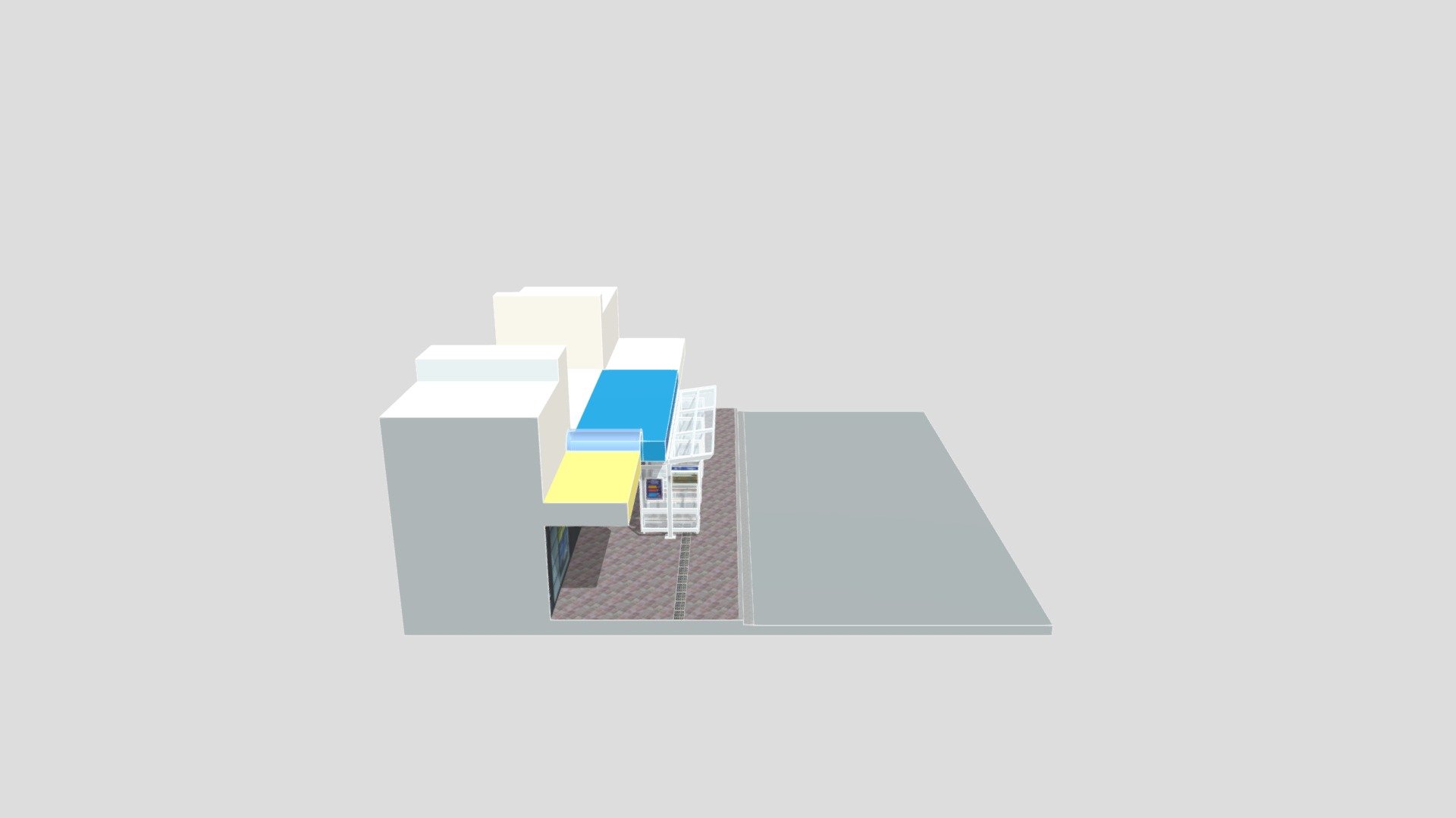 Auckland Bus Shelter - Download Free 3D model by Darren Price ...