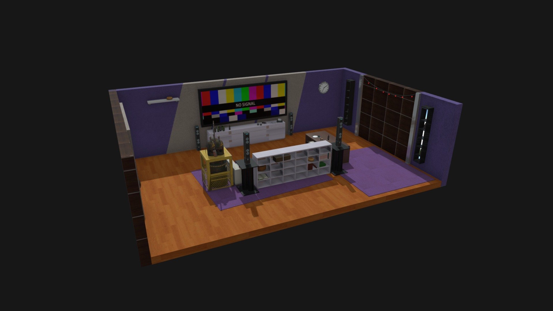 TV room rainbow six siege diorama - 3D model by AxelMS [160bcaa ...
