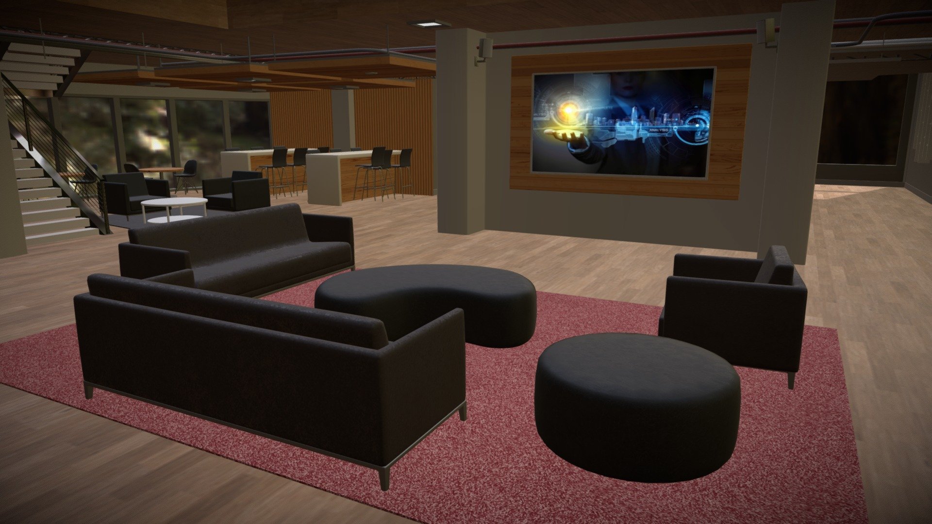 Online VR Meeting Space - 3D model by U&W Viz (@UnW_Viz) [160c8b6 ...
