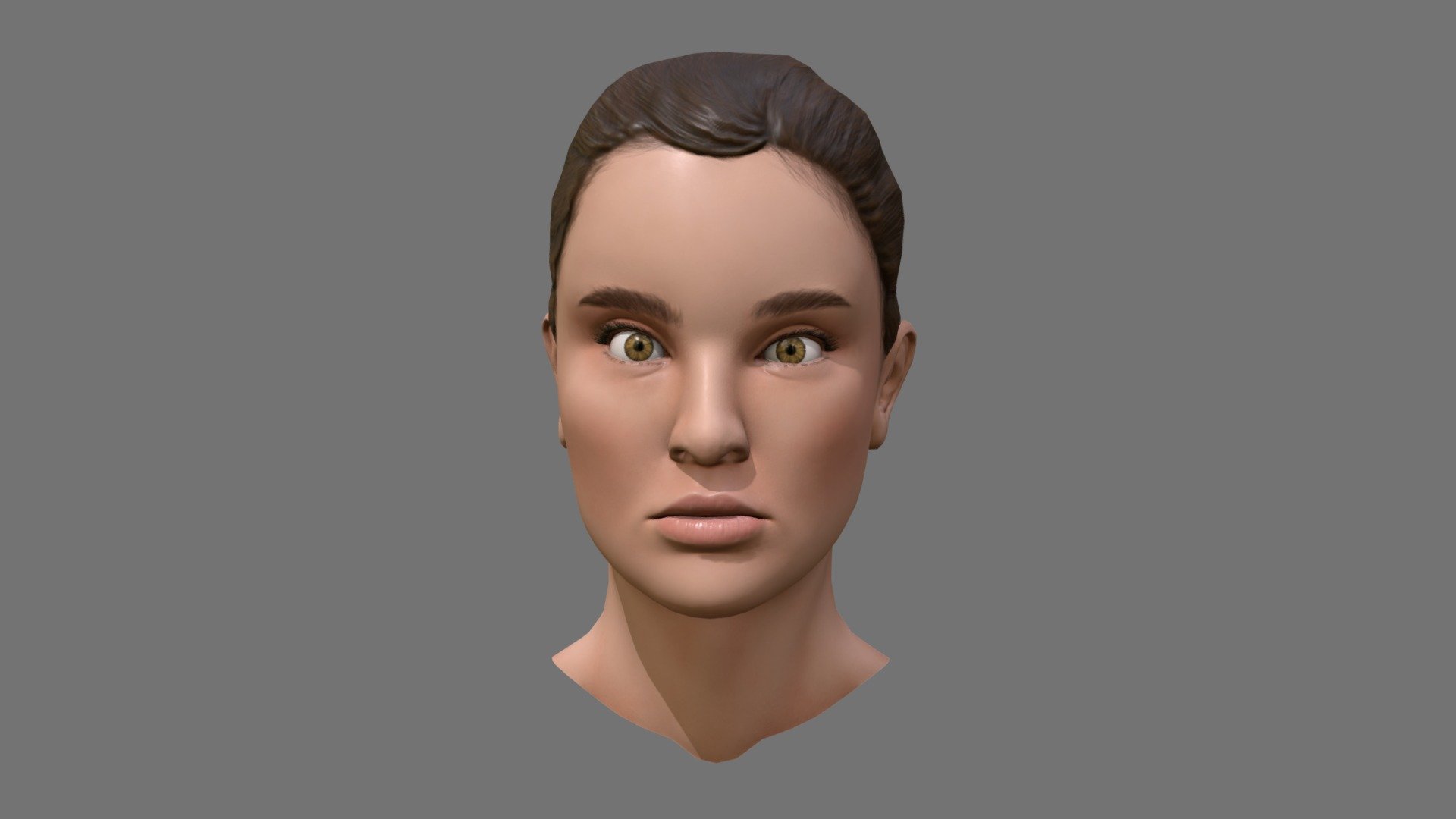 Female Model Bust - 3D model by Lauren Morris (@yellochevy02) [160ca98 ...