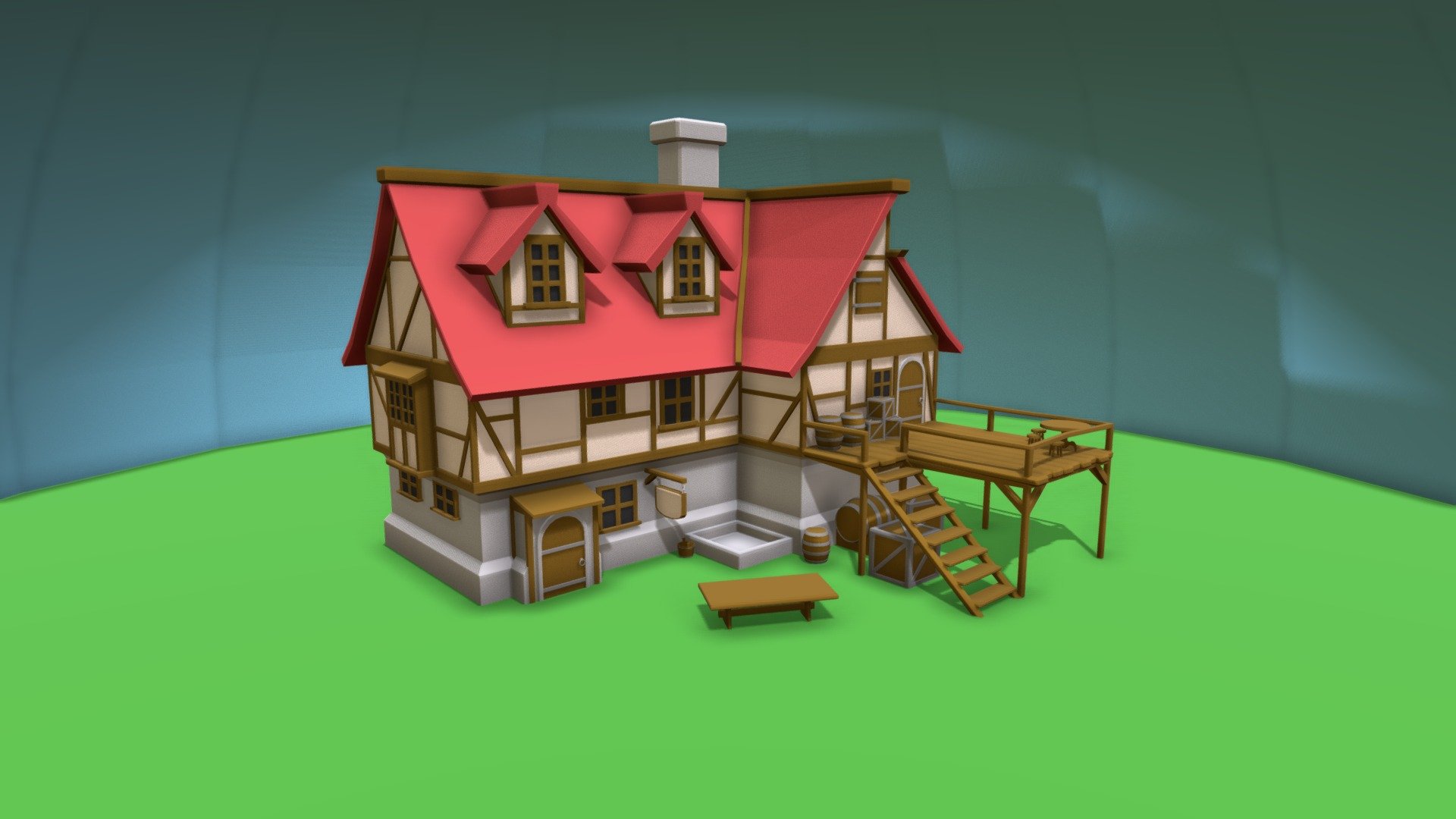 Medieval Tavern - Download Free 3D model by Collin Anderson ...
