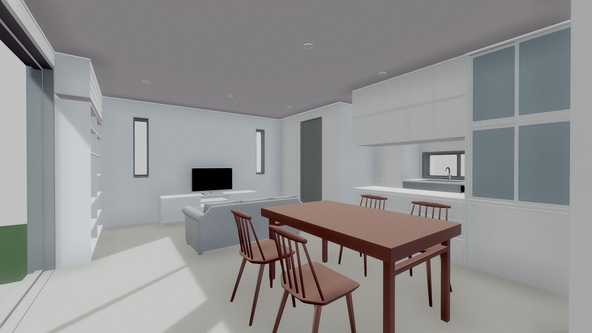 House_[1F interior] - Download Free 3D model by Comicaroid ...
