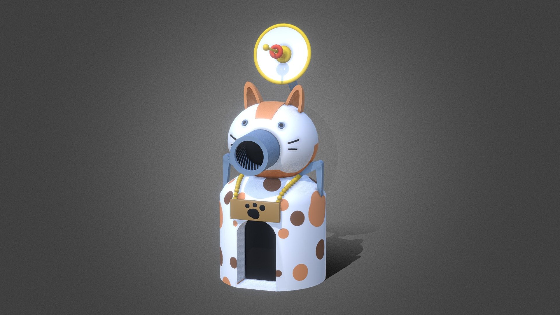 The Battle Cats - Cat Cannon/Cat Base - Download Free 3D model by ...