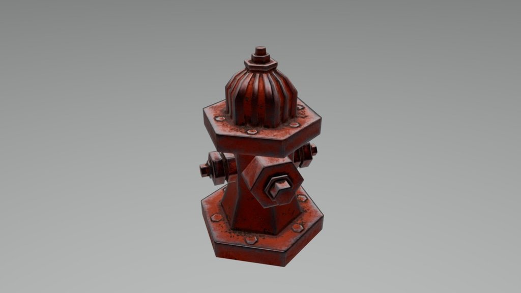 Stylized Fire Hydrant - 3D model by Victor Chui (@victorchui) [160eaa5 ...