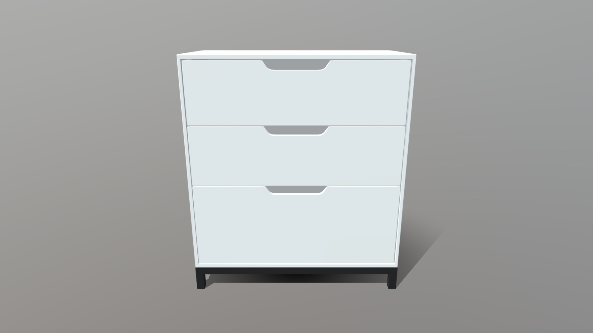 Standard Chest of Draws - 3D model by jonathanbardwell [160fa79 ...