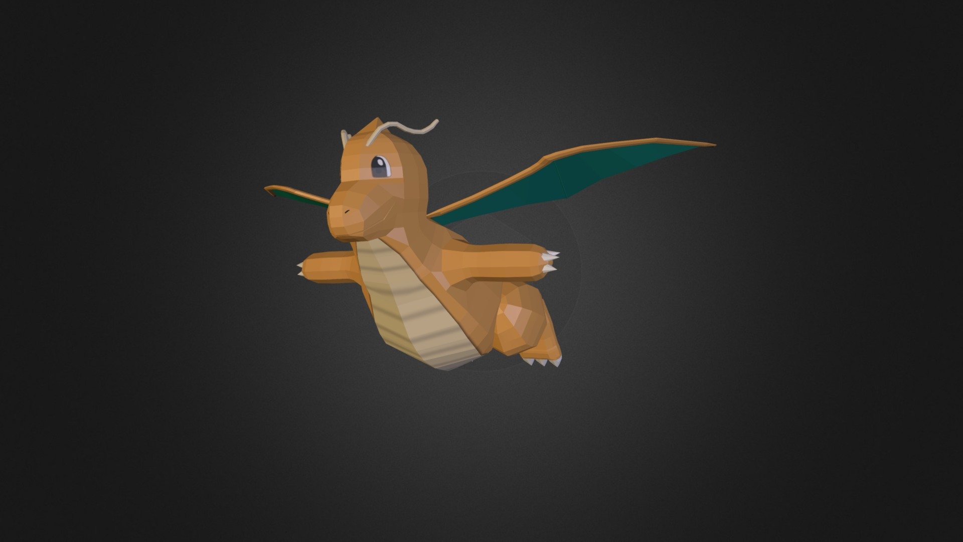 Dragonite Fying - 3D model by SeanShirayuki [1610b50] - Sketchfab