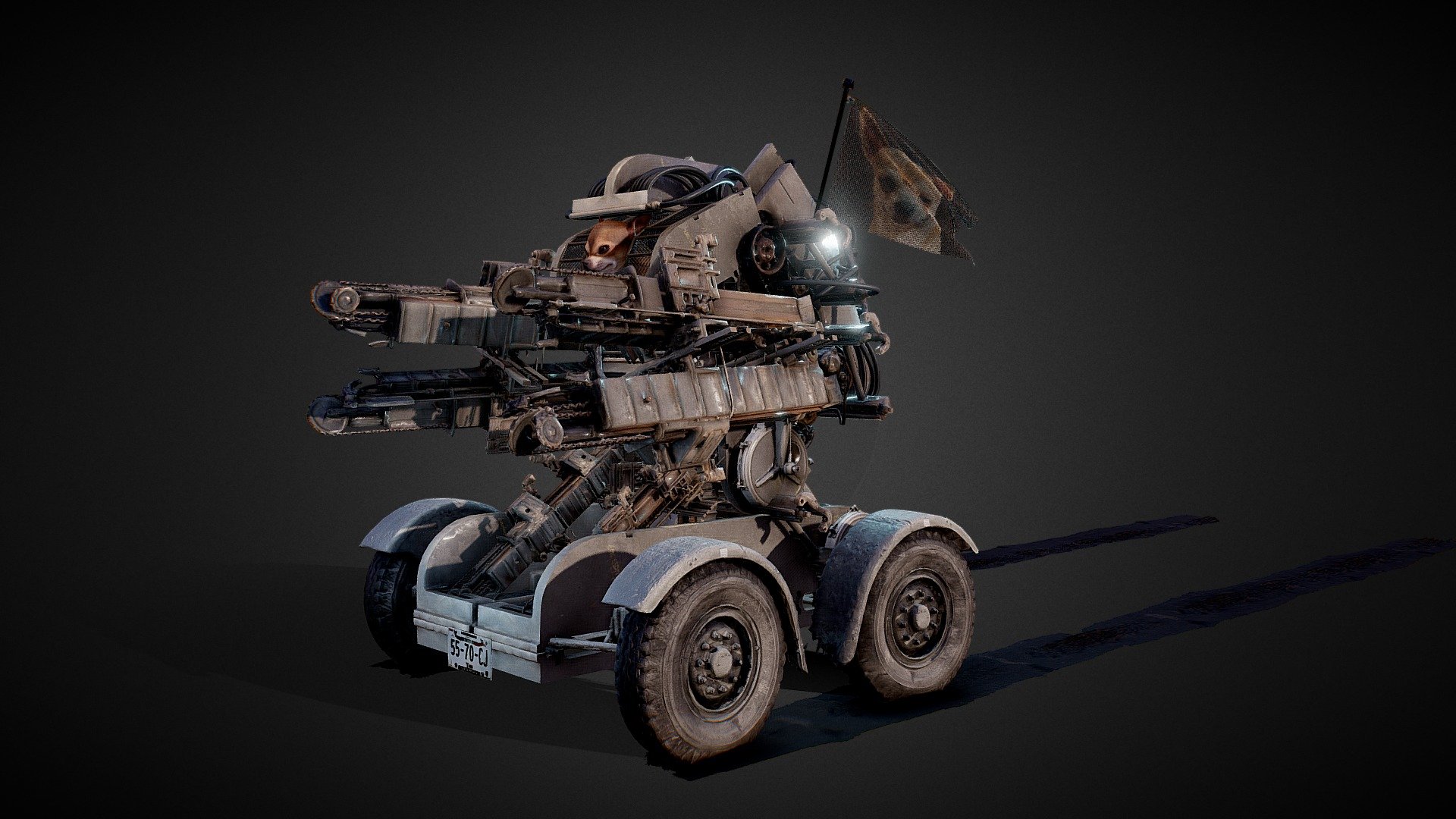 Chihuahua fighting machine - Download Free 3D model by Uliszs.3d ...