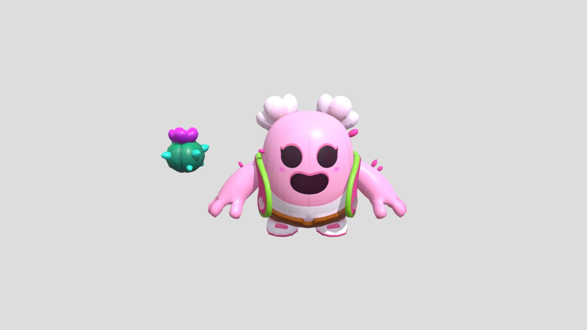 spike blossom for renders - with bones - Download Free 3D model by ...
