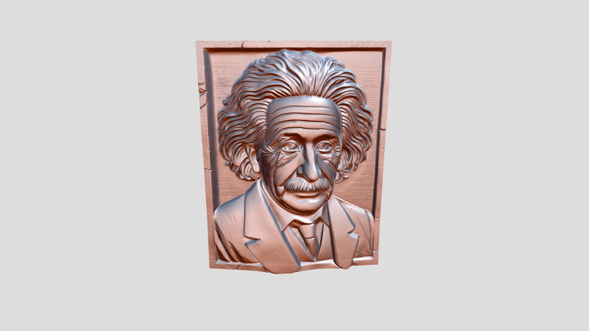 A Relief of Albert Einstein - 3D model by omankz (@omankz_) [1612fbc ...