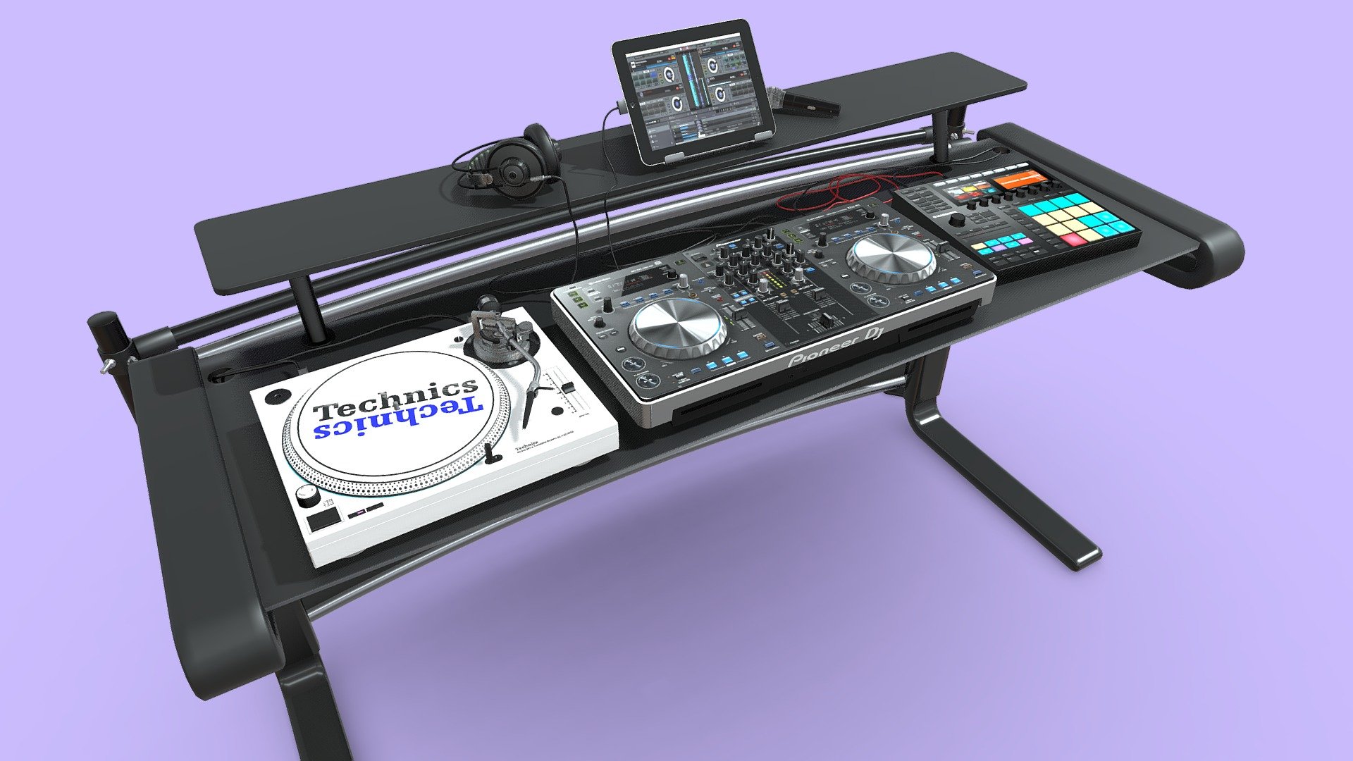DJ Kit - Buy Royalty Free 3D model by Honza Vančík (@JanVancik3D ...