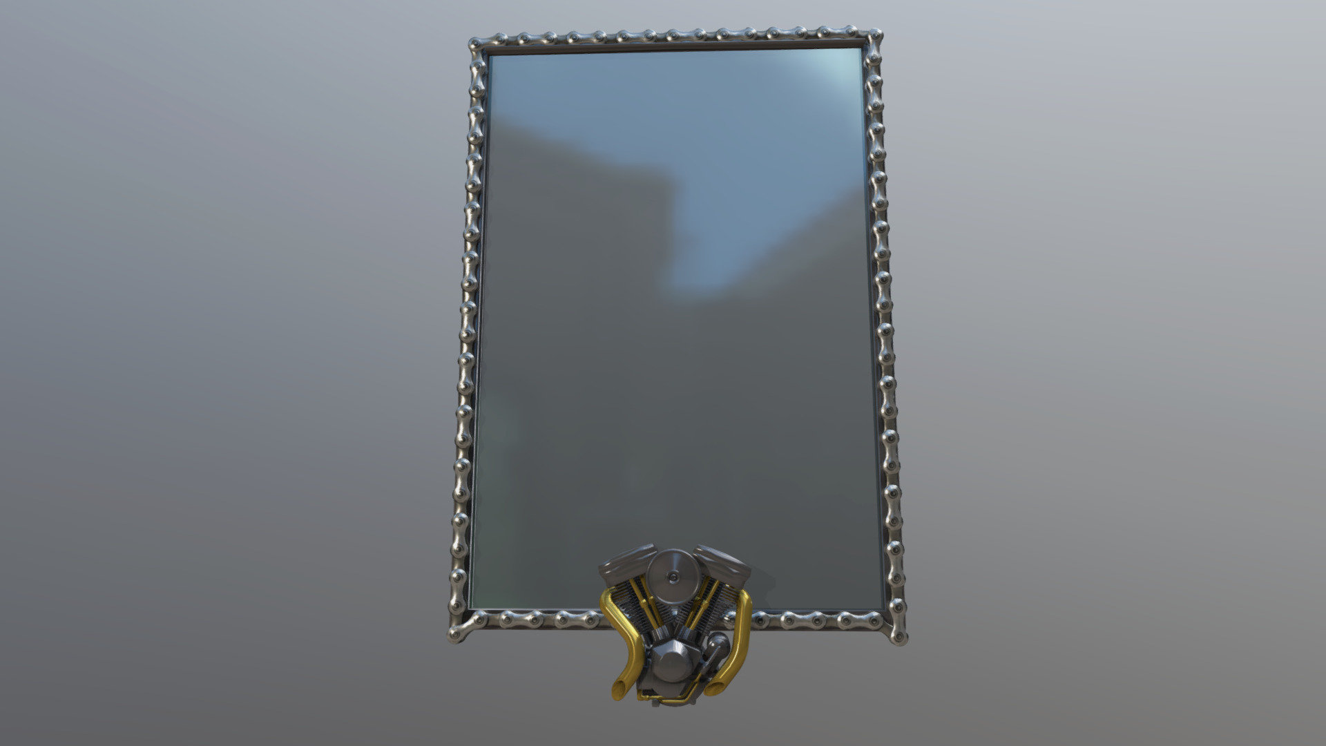 V-twin frame - 3D model by DragD [161613f] - Sketchfab