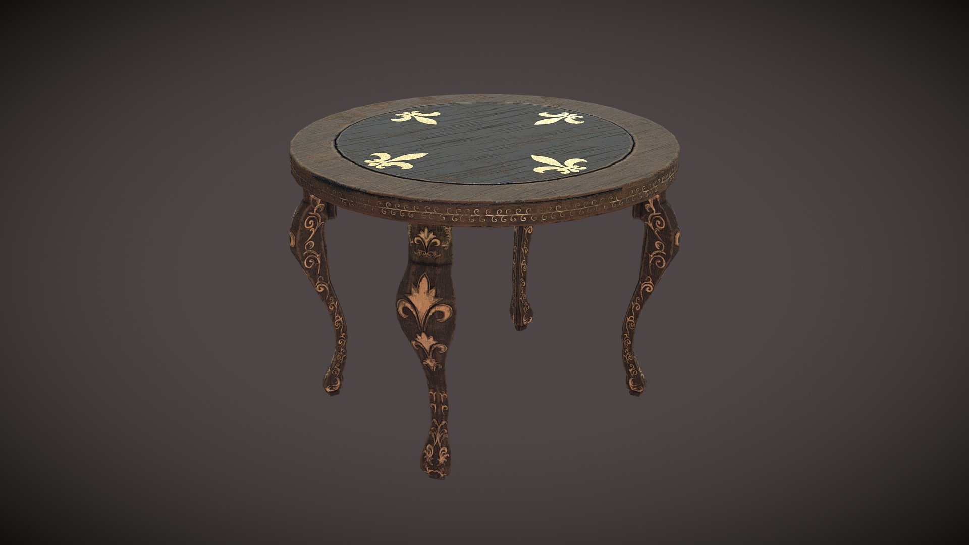 Table Vintage - Download Free 3D model by LeanAzuos [16171b9] - Sketchfab