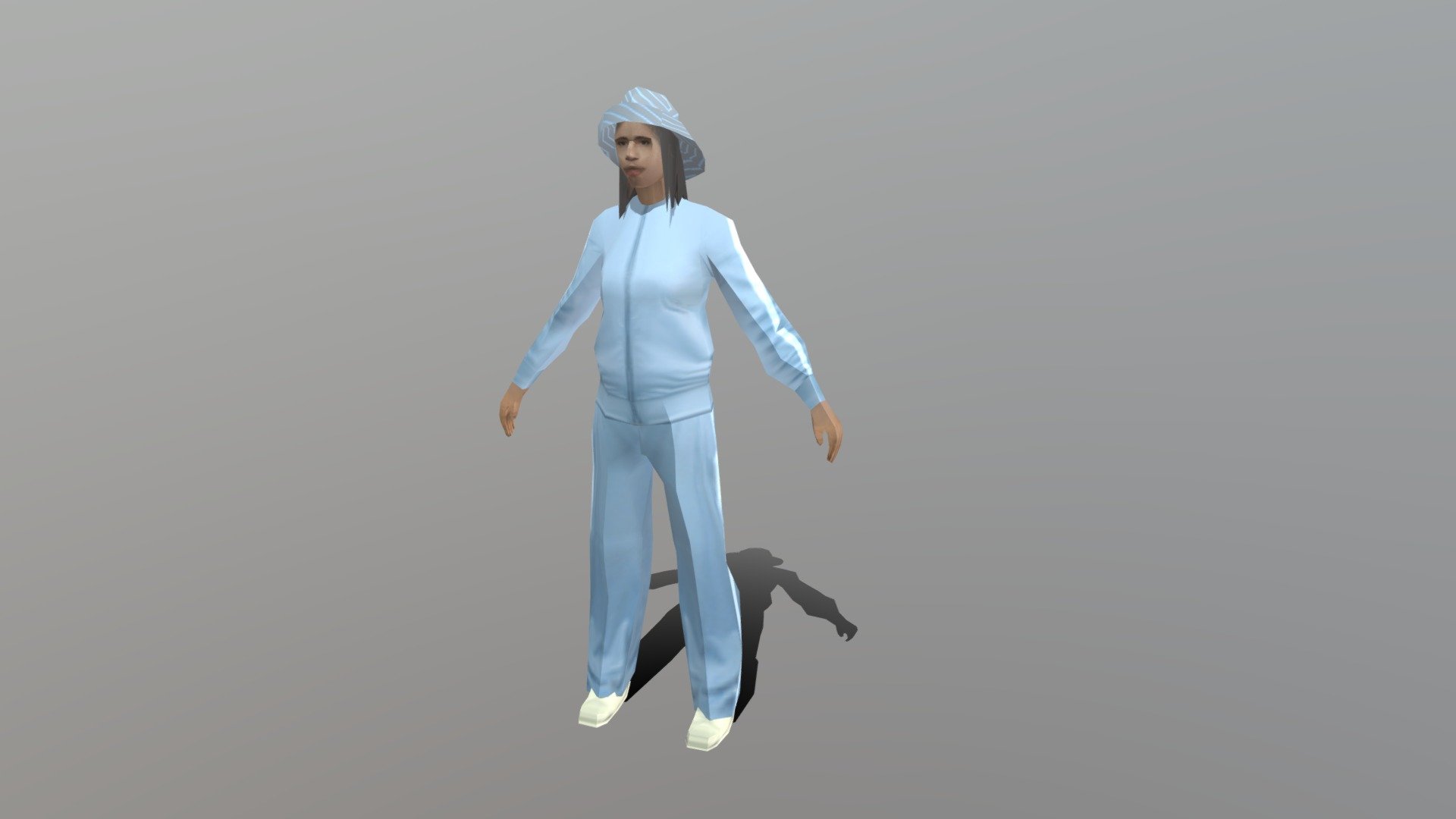 Gta san andreas blue woman by prisma 3d caseoh - Download Free 3D model ...