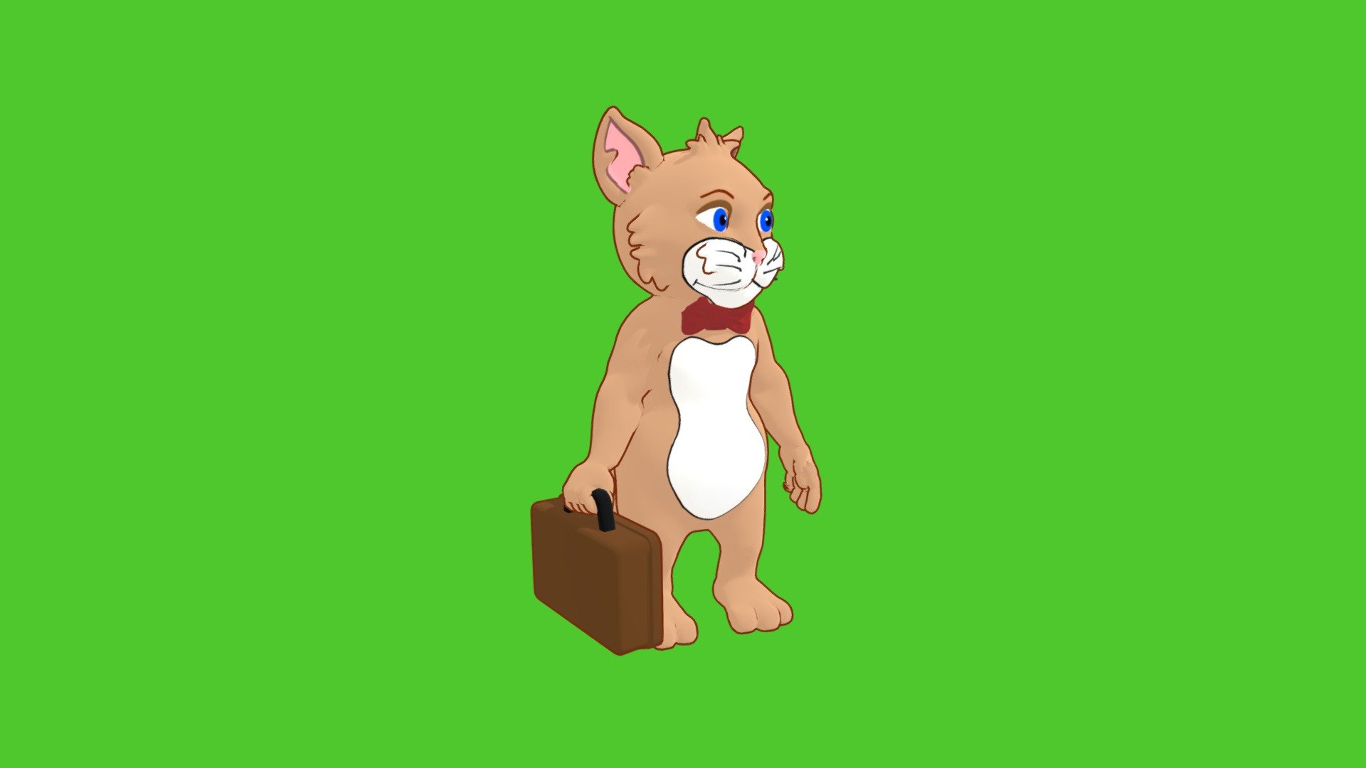 cartoon_cat - Download Free 3D model by ap-school [1617c24] - Sketchfab