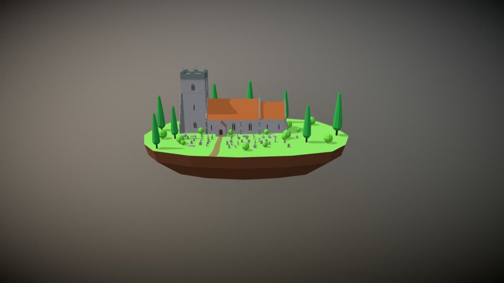 Medieval Church Scene - Download Free 3D model by madkons [161b150 ...