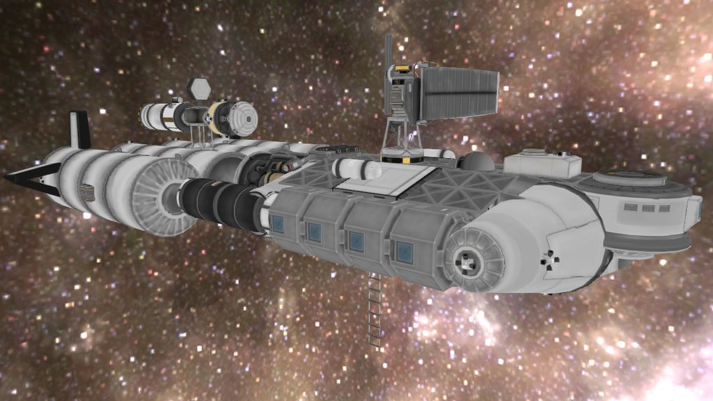 Space Freighter Graff - 3D model by Jett Quasar (@jolly_roger) [161bbc4 ...