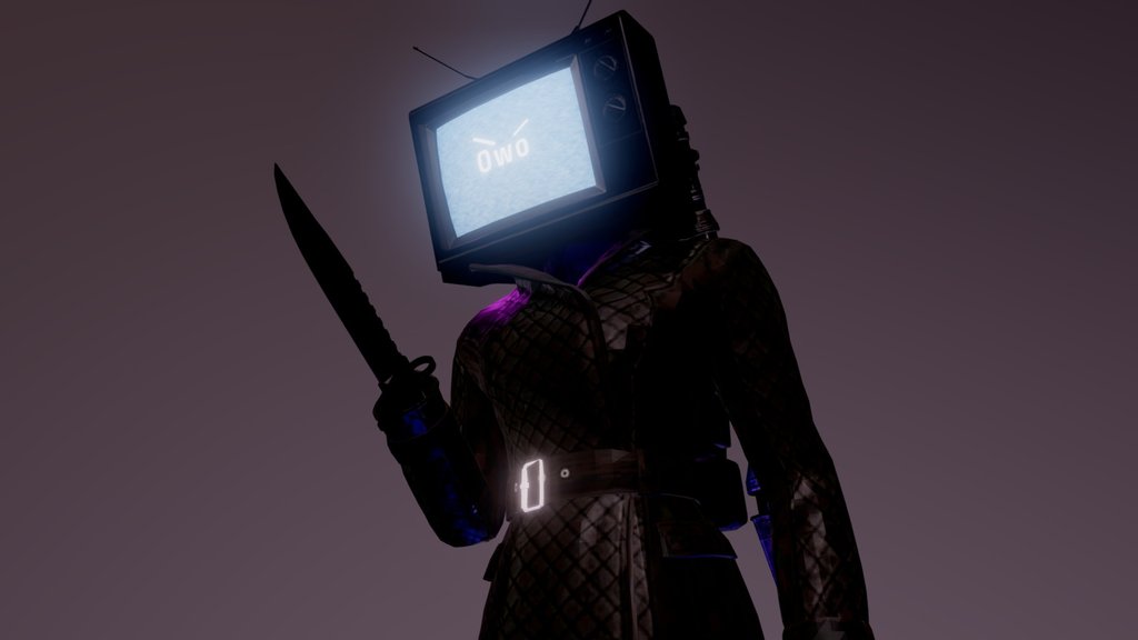 tvman - A 3D model collection by titan sigmaman (@titansigma) - Sketchfab