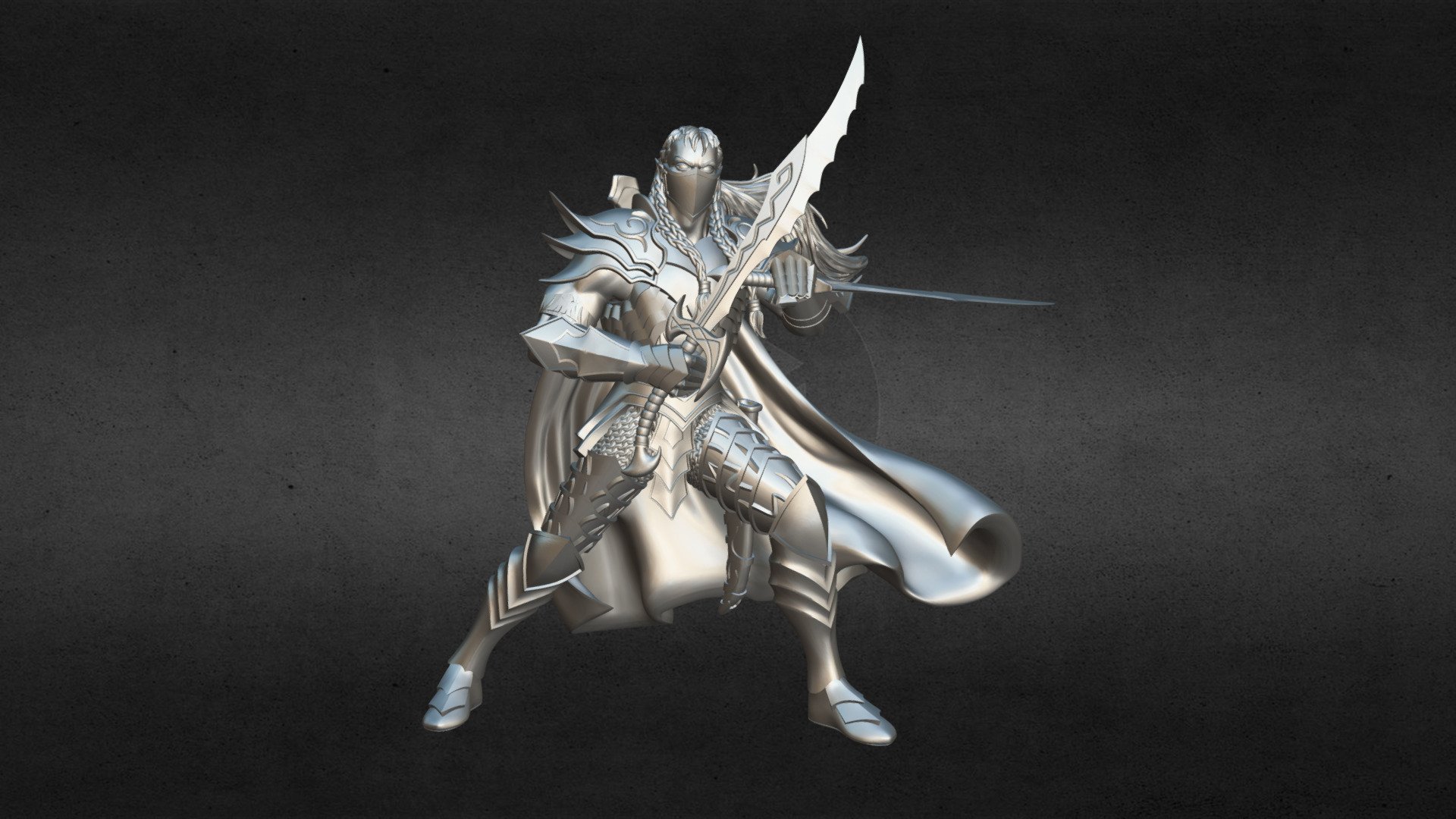 Sword & Sorcery - Elf Assassin Enemy - 3D model by Ares Games ...