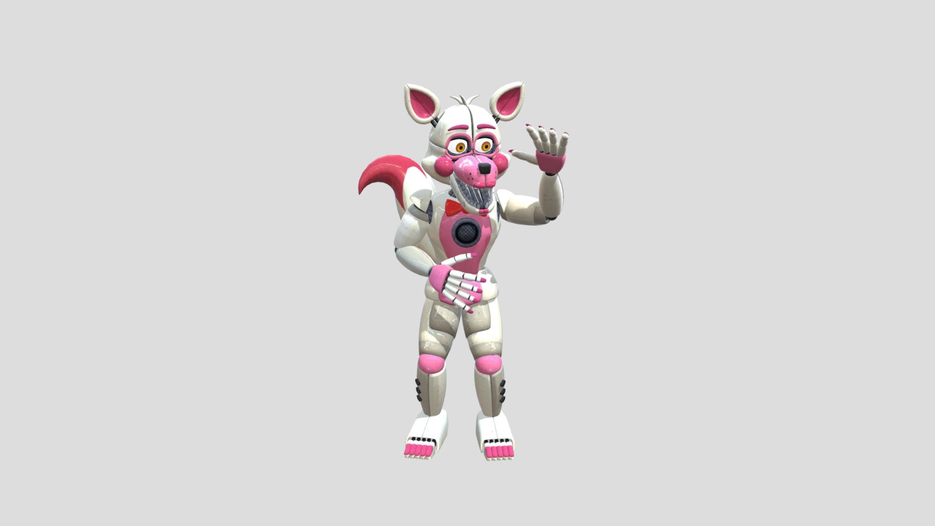 Funtime Foxy - Download Free 3D model by skylajade69 [161f5c5] - Sketchfab