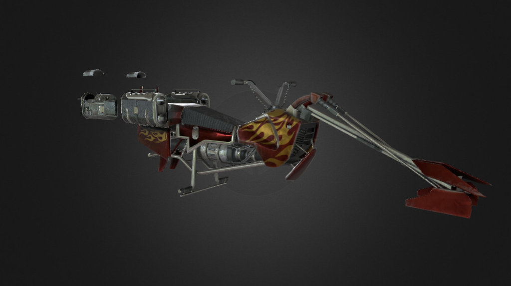 Zephyr Swoop Bike - 3D model by kjosa [162132c] - Sketchfab