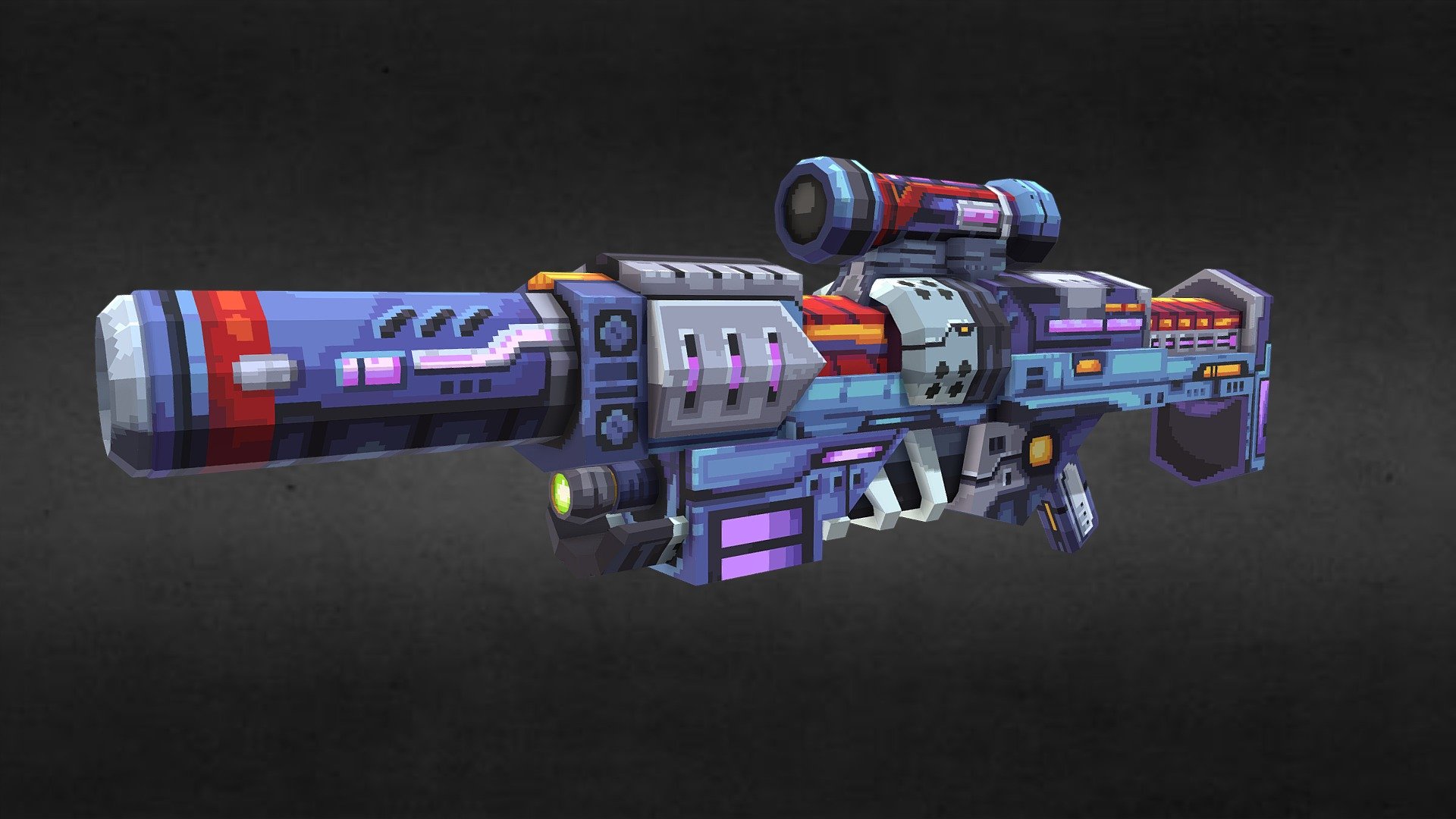 Sci-fi Sniper - The one Tap - 3D model by Poteto (@PotetoBlocks ...