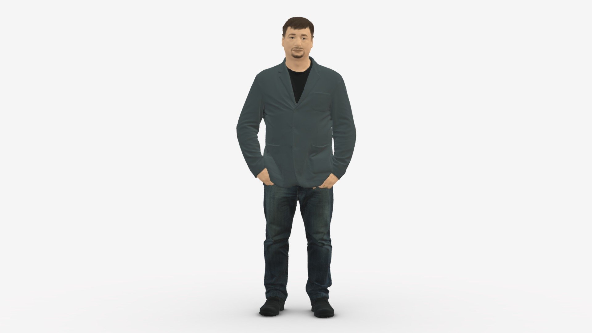 Men With Short Hair Jeans 0497 - Buy Royalty Free 3D model by 3DFarm ...