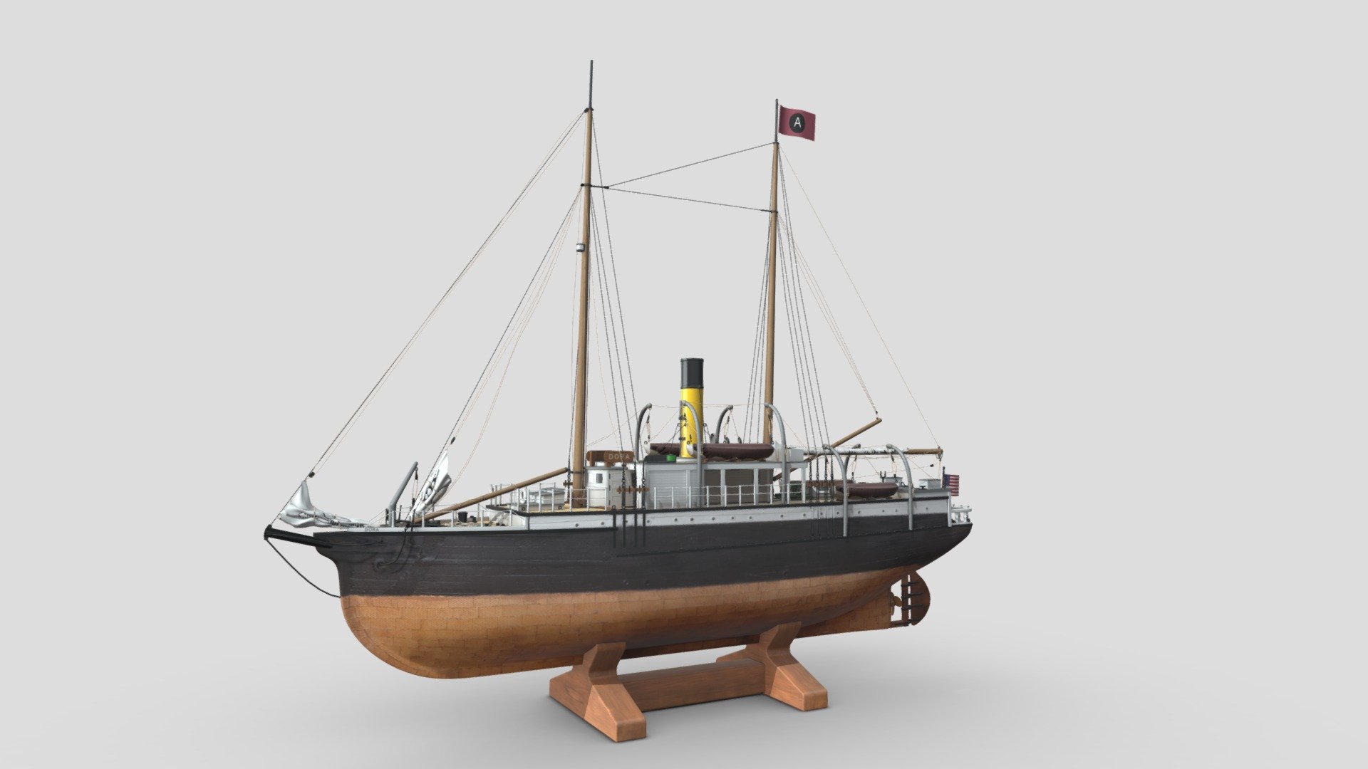 Dora Boat - 3D model by Alaska Jewish Museum (@alaskajewishmuseum ...