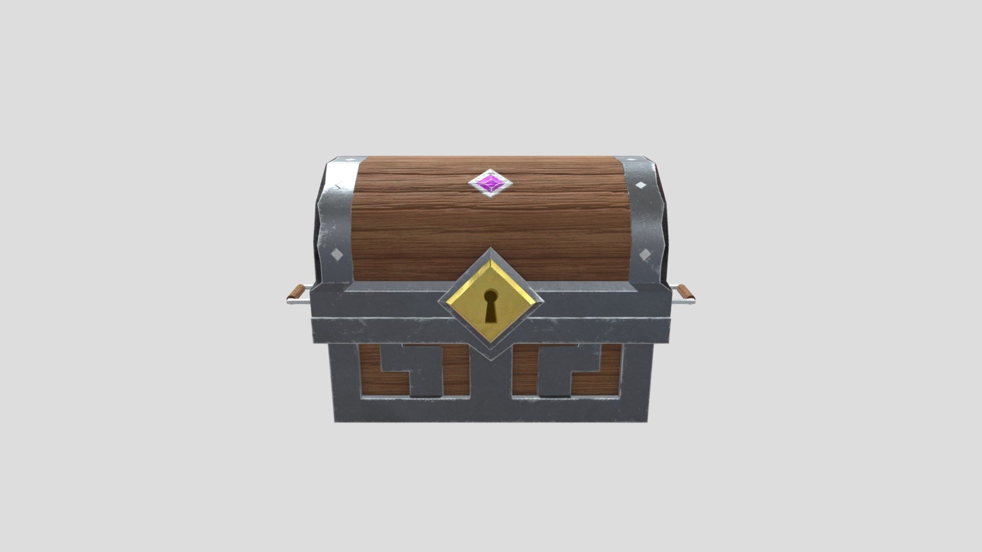Chest Cartoon Low Poly - 3D model by crystalatea [1628994] - Sketchfab