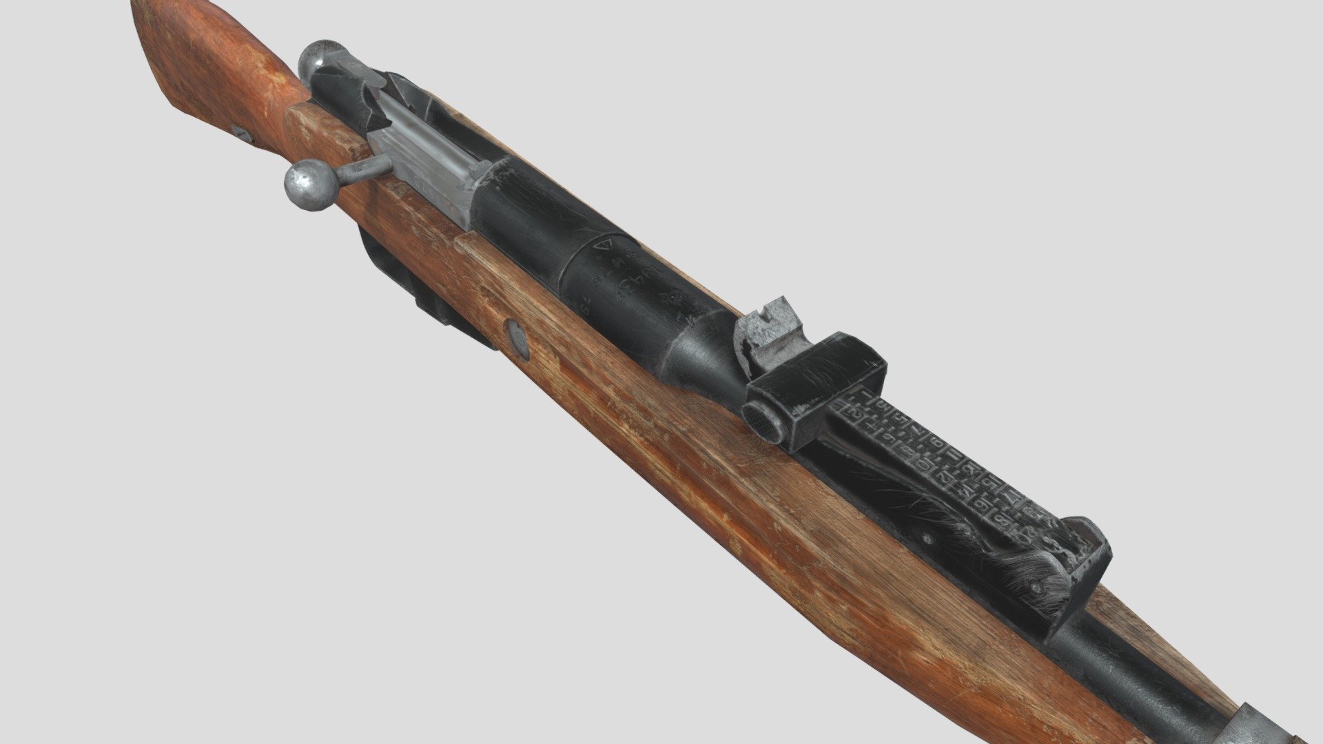 Mosin Nagant 91/30 - 3D model by SamuelSMeas [16290c2] - Sketchfab