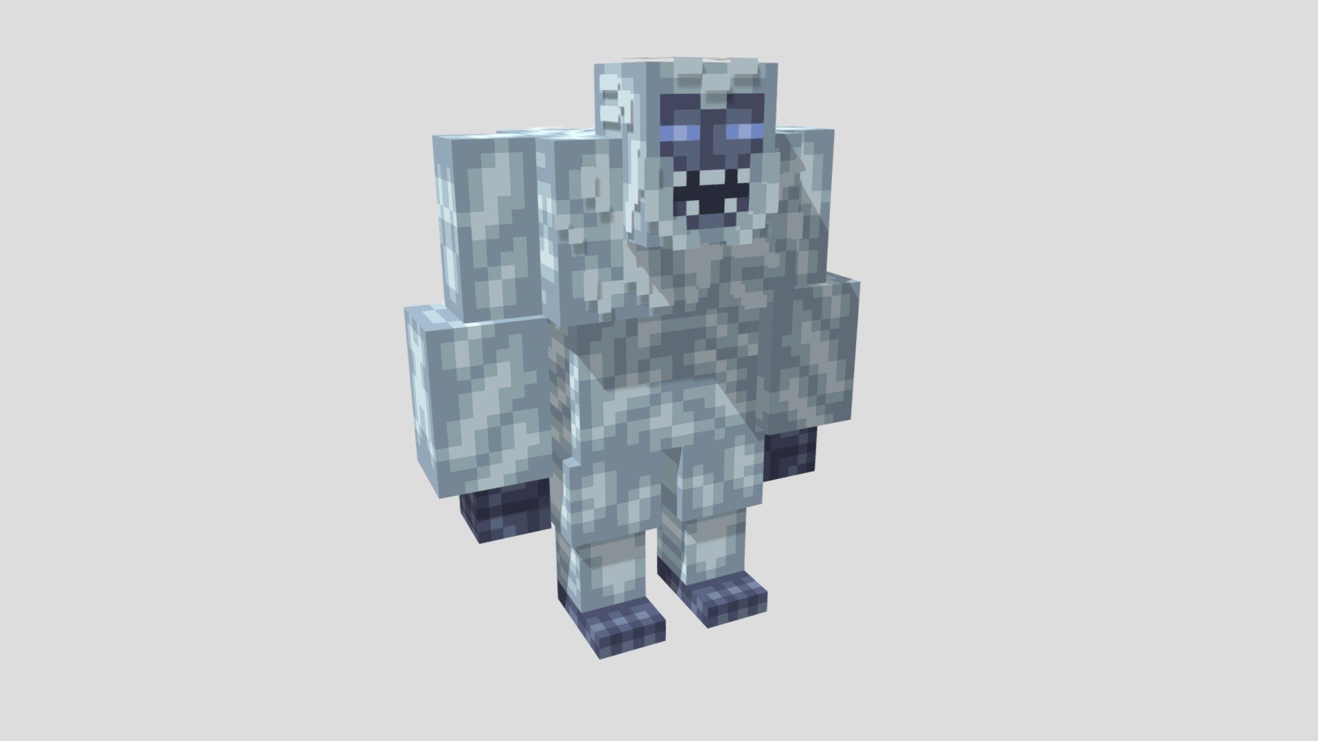 Yeti | Minecraft model - 3D model by OleksaYankovski [1629332] - Sketchfab