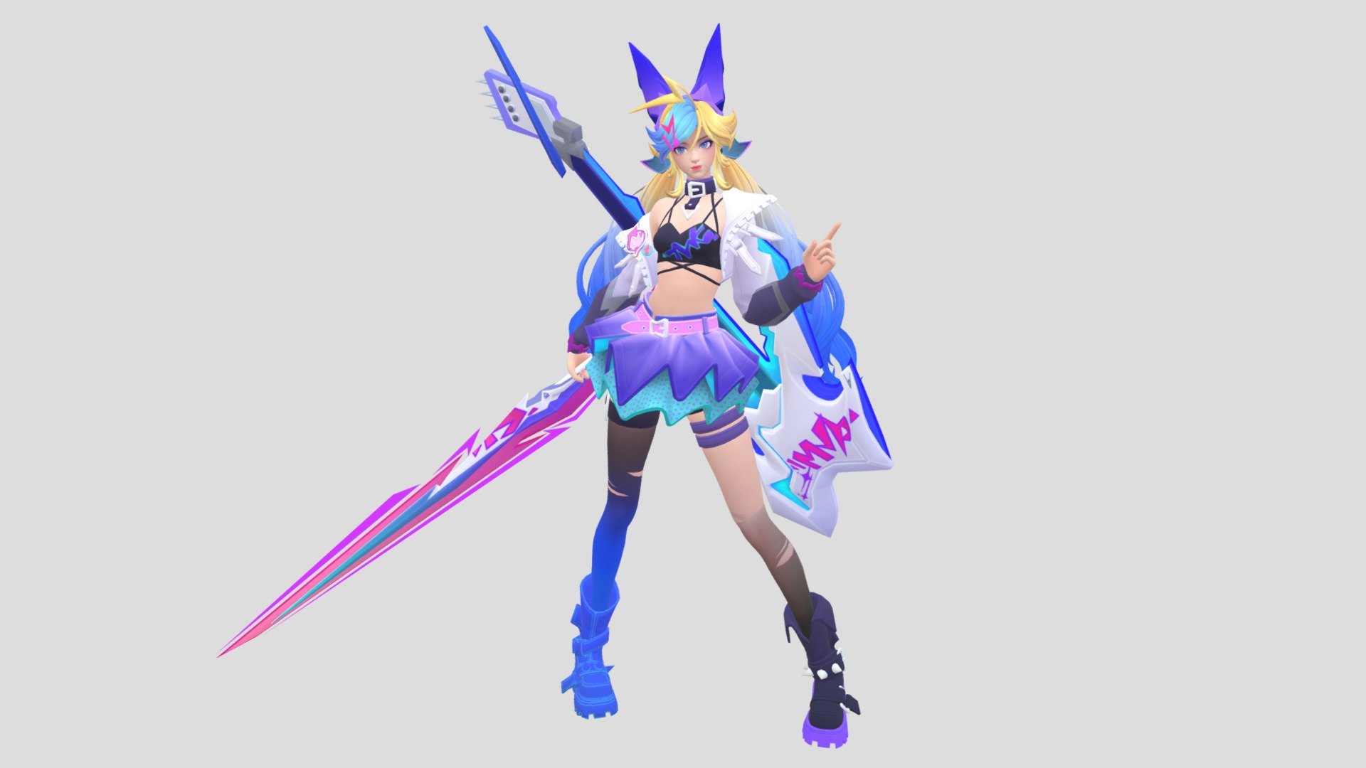 BUTTERFLY ROCKSTAR IDOL - Download Free 3D model by Văn Nhã Bành ...