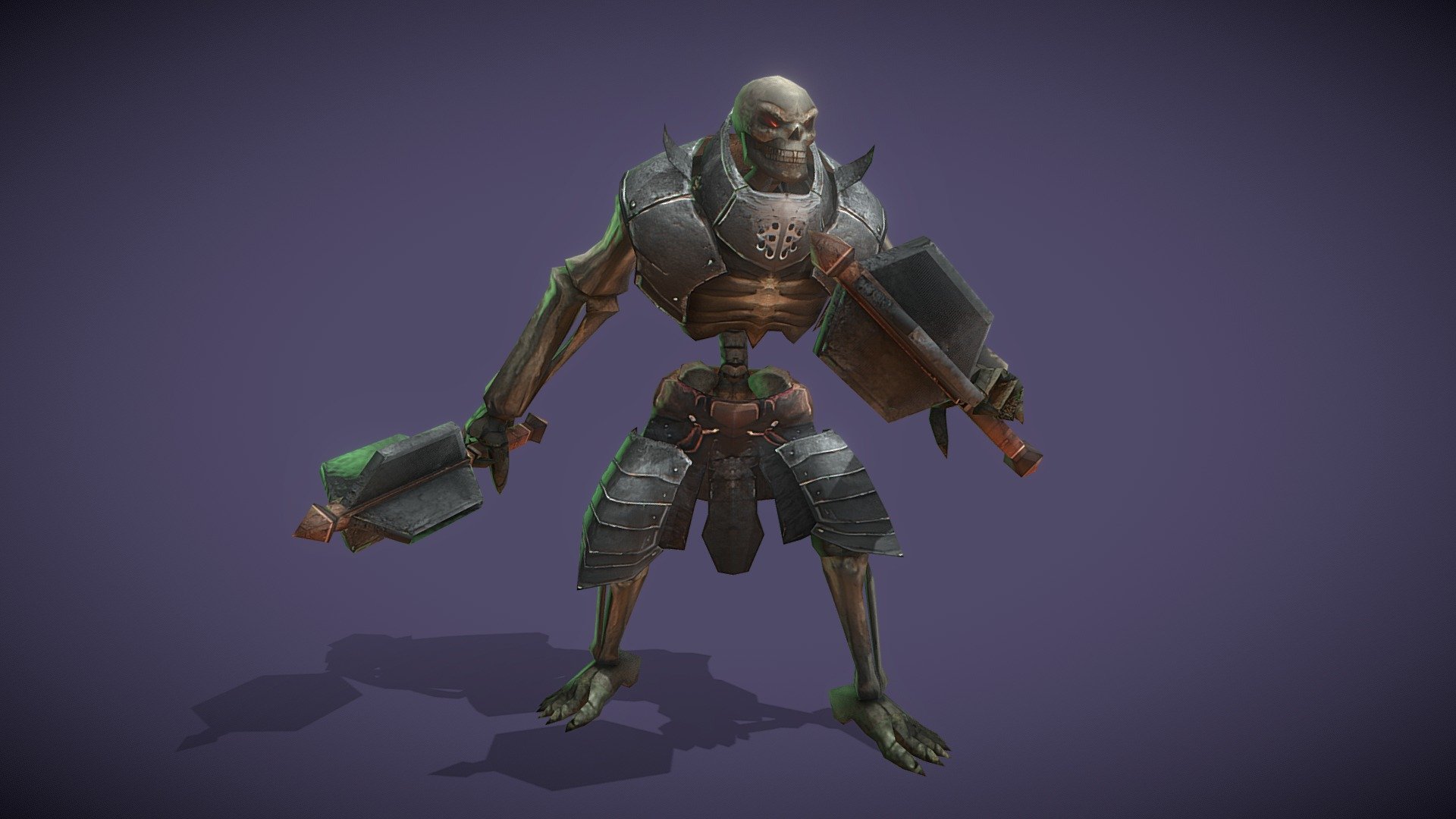 Skeleton Warrior - 3D model by Tomas Verhaegh (@Tomas.Verhaegh ...