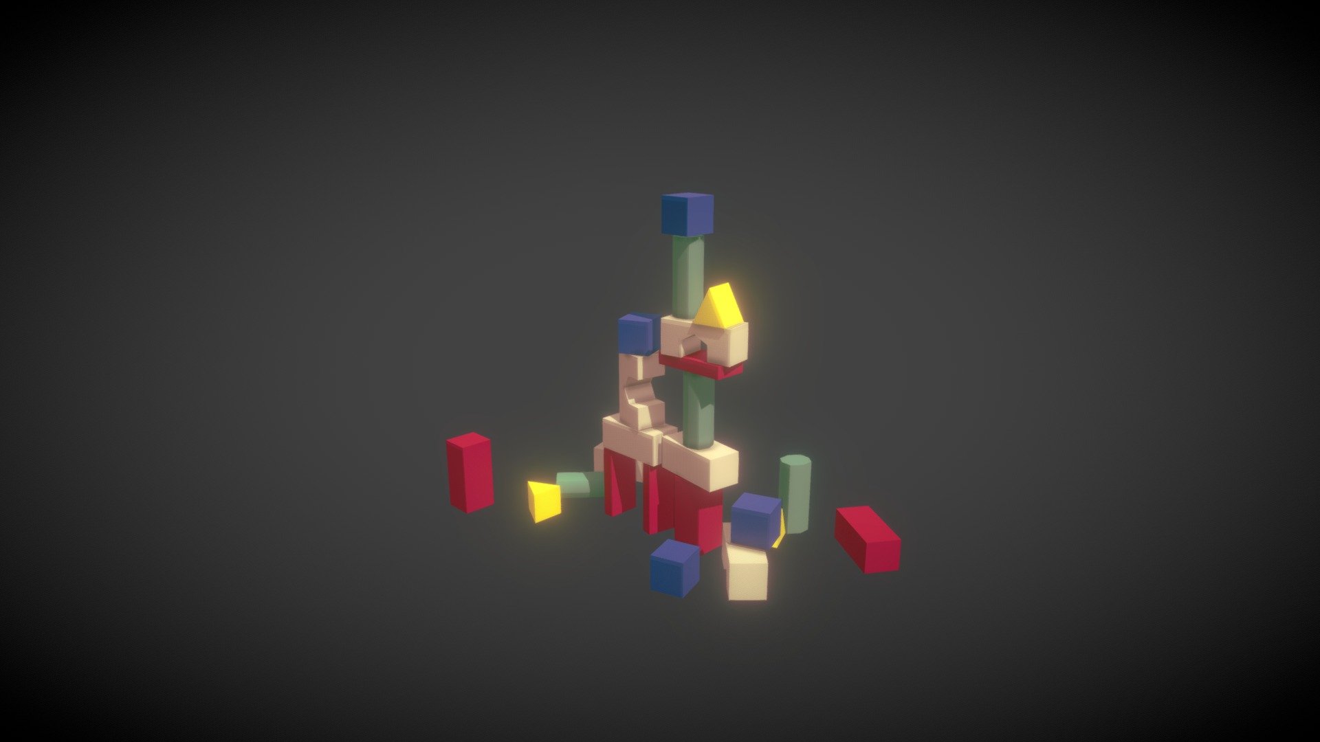 blocks toy - 3D model by Kinitia Studios (@sandrasanchez) [162b3b5 ...