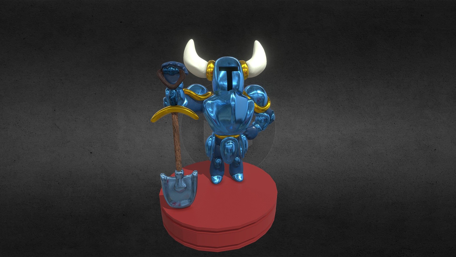 Shovel Knight - 3D model by stepan201009 [162c321] - Sketchfab
