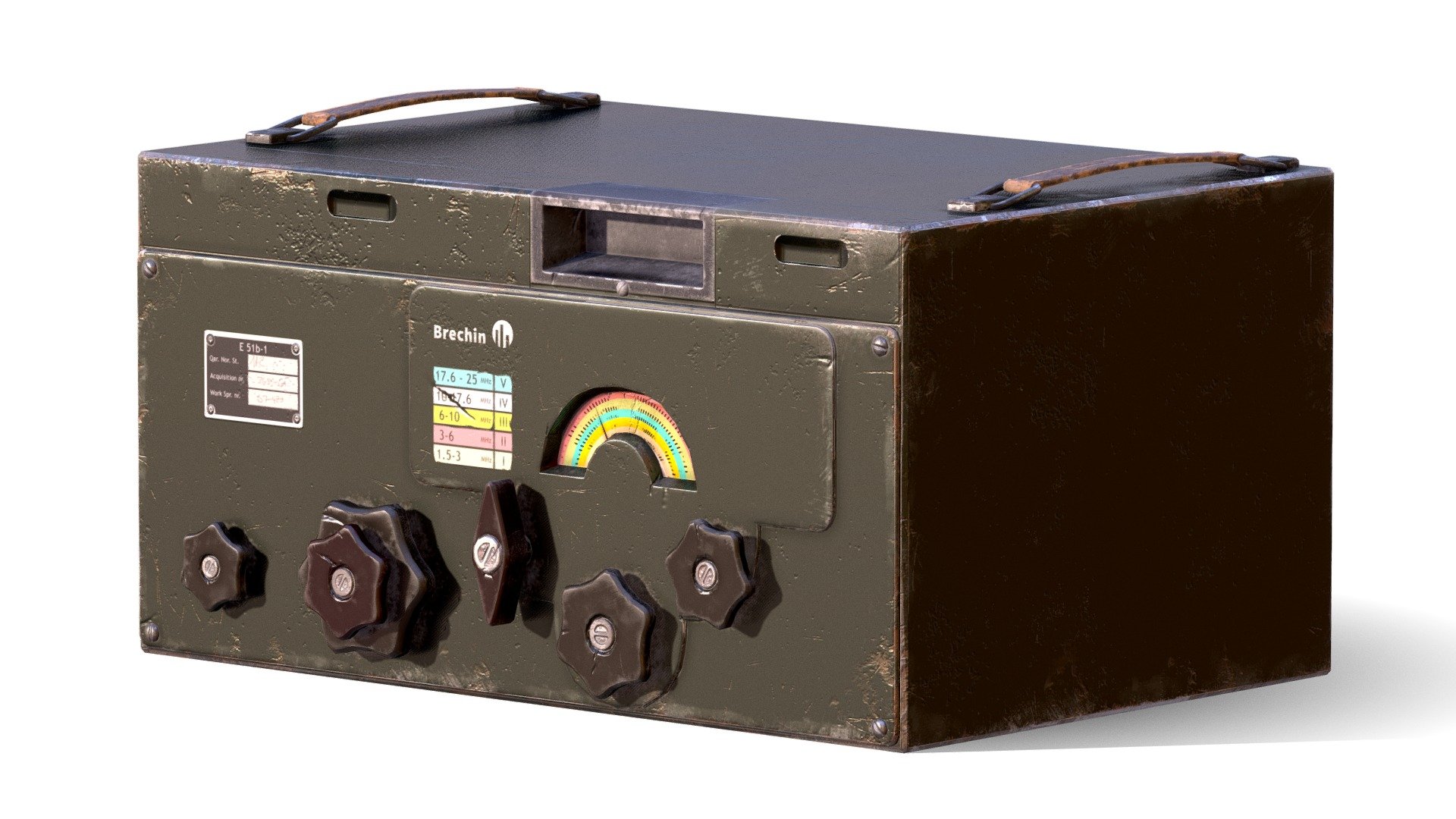 WW2 Console Interface - Buy Royalty Free 3D model by Giora ...