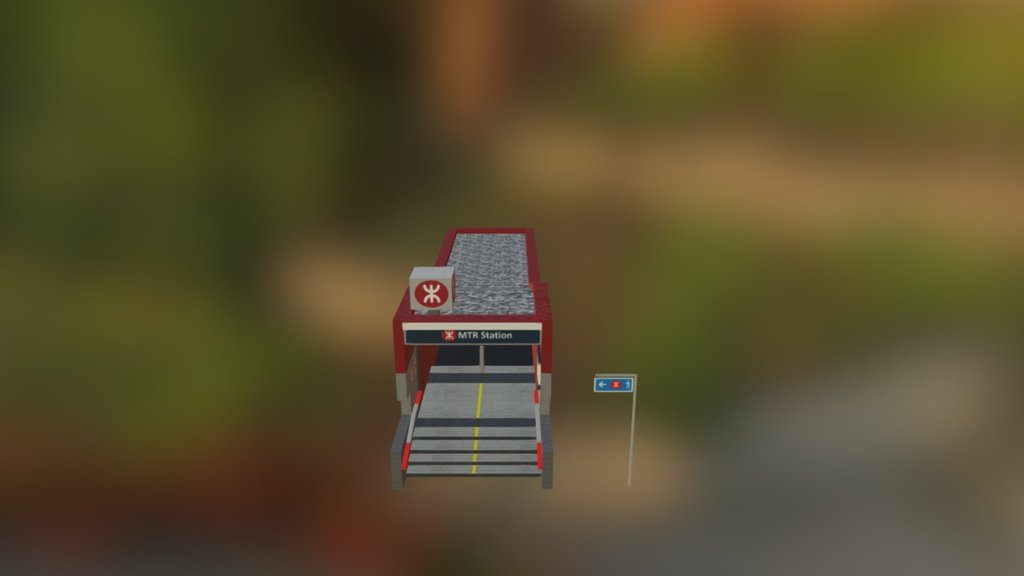 MTR STATION 2 - 3D model by mrfun93 [16306b9] - Sketchfab