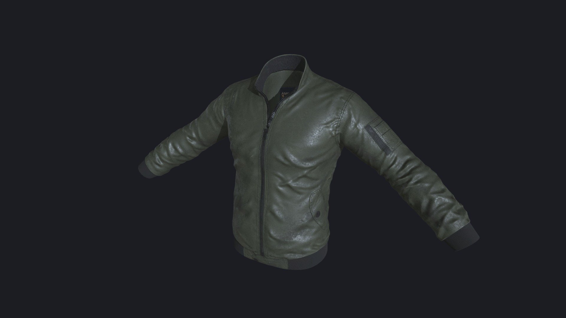 Windbreaker Bomber Jacket - 3D model by cbstafford [1631b89] - Sketchfab