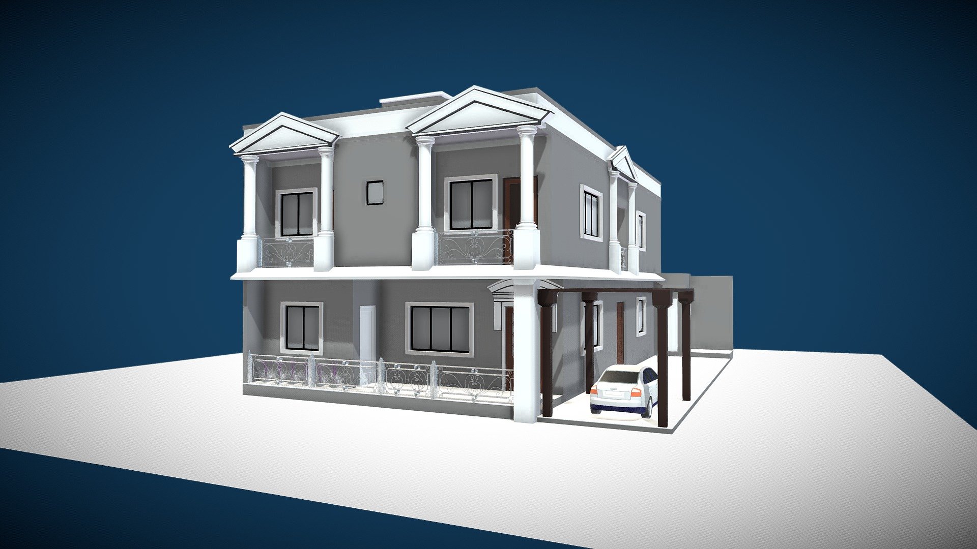 Exterior Design ED01 - Buy Royalty Free 3D model by Sandeep Choudhary ...