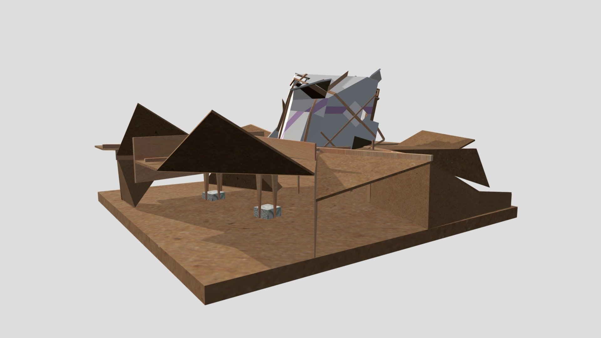 Fluctuating slopes - 3D model by emalik7 [1632cf1] - Sketchfab