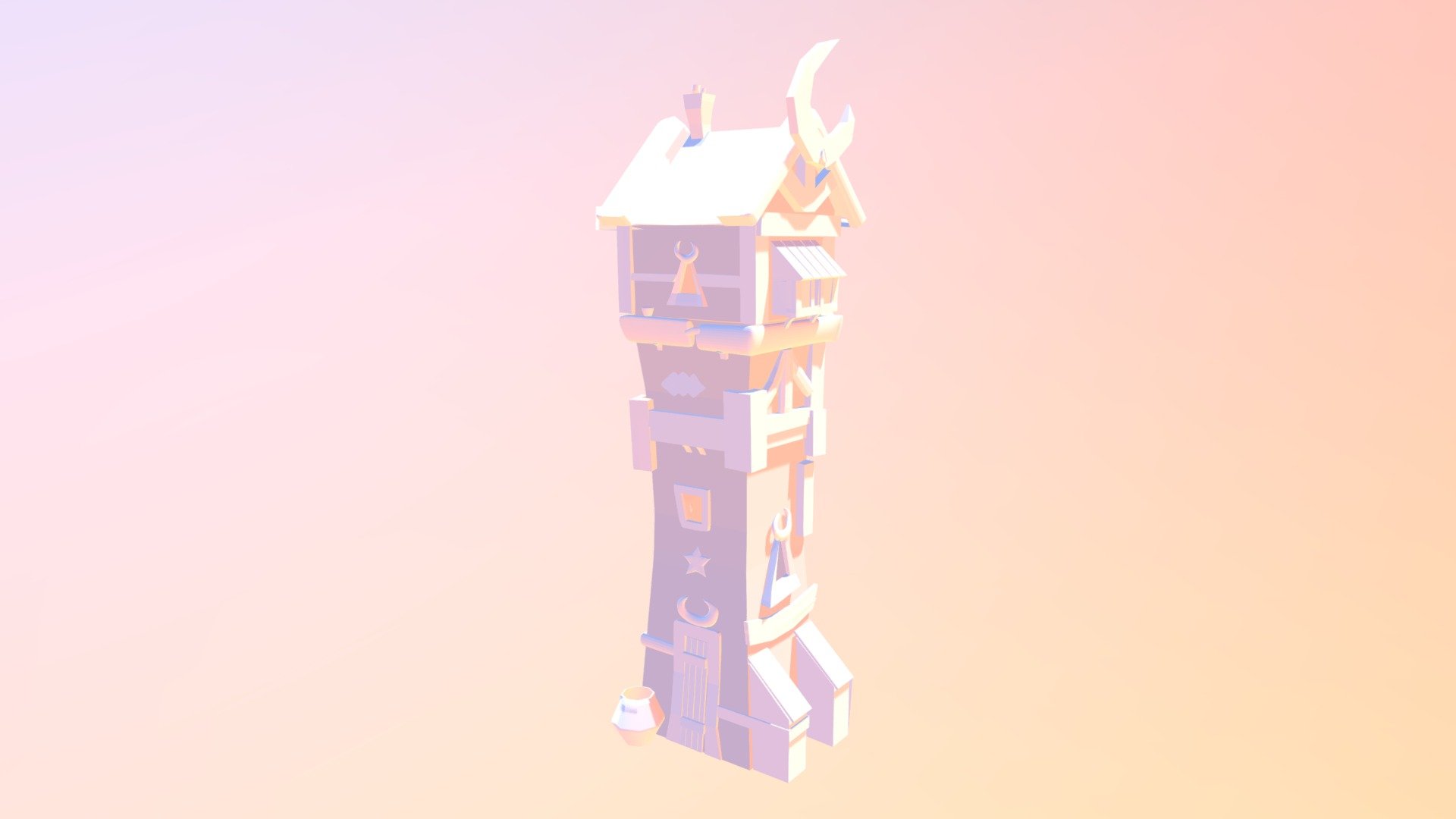 Stylized Tower - 3D model by NatachaTaylor [1633025] - Sketchfab