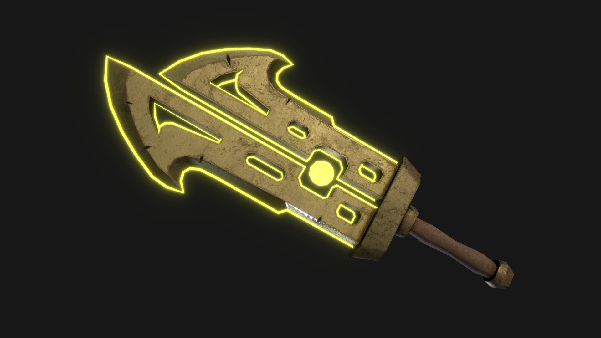 Light-Infused Blade (low poly) - 3D model by Impbyte Interactive ...